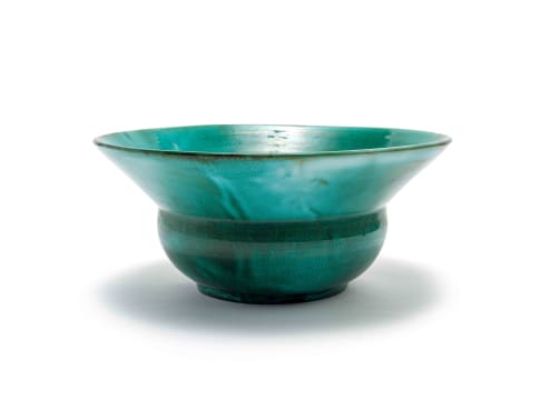 Bulbous bowl with flared neck by Linn Ware | Strauss & Co