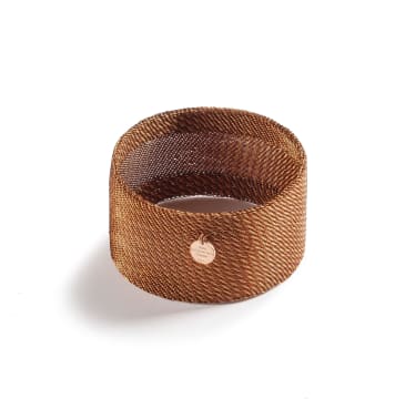 A Threads of Africa copper woven bangle | Strauss & Co