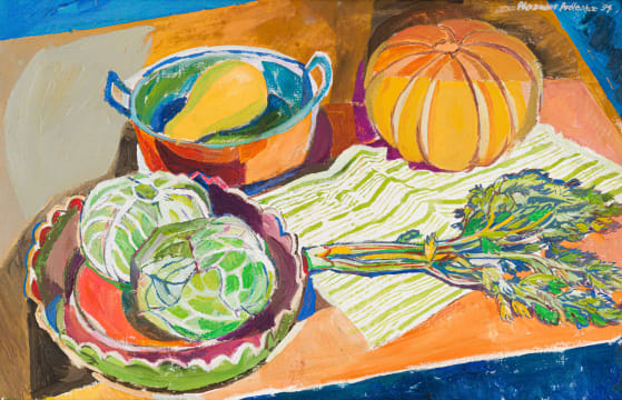 Still Life with Vegetables by Alexander Podlashuc | Strauss & Co