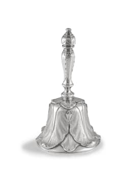 A William IV silver hand bell, Charles Fox II, London, 1830 | Strauss & Co