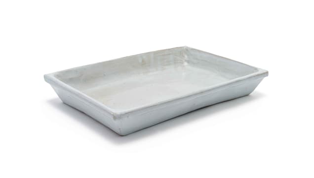 Large rectangular dish by Linn Ware | Strauss & Co