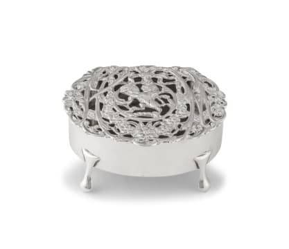 An Edward VII silver box, Henry Hodson Plante, London, 1908 | Strauss & Co