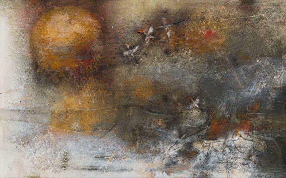 Abstract Landscape with Hornbills by Harold Voigt | Strauss & Co