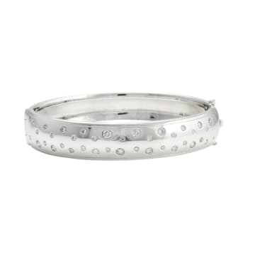 Diamond hinge bangle | Strauss & Co