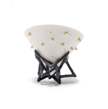 Cone vessel with spike decoration and geometric base by Juliet ...