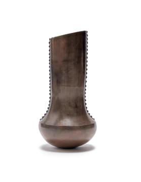 Tall vessel with incised and relief detail I by Madoda Fani | Strauss & Co
