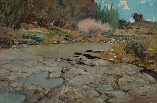 At Grobler's Dam, Kroonstad by Jack (Jacobus) Pieters | Strauss & Co