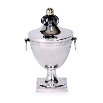 A Cape silver sugar bowl, Gerhardus Lotter, c.1810-1824 | Strauss & Co