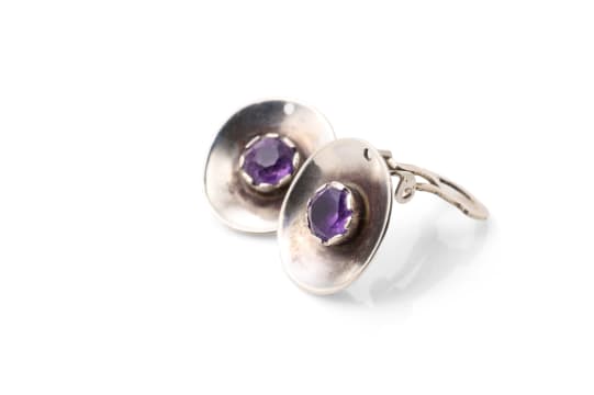 Kurt Jobst amethyst earrings | Strauss & Co