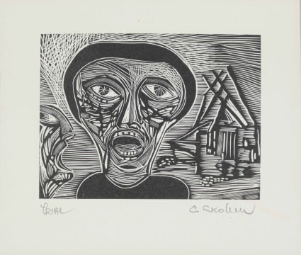 Figure Shouting by Cecil Skotnes | Strauss & Co