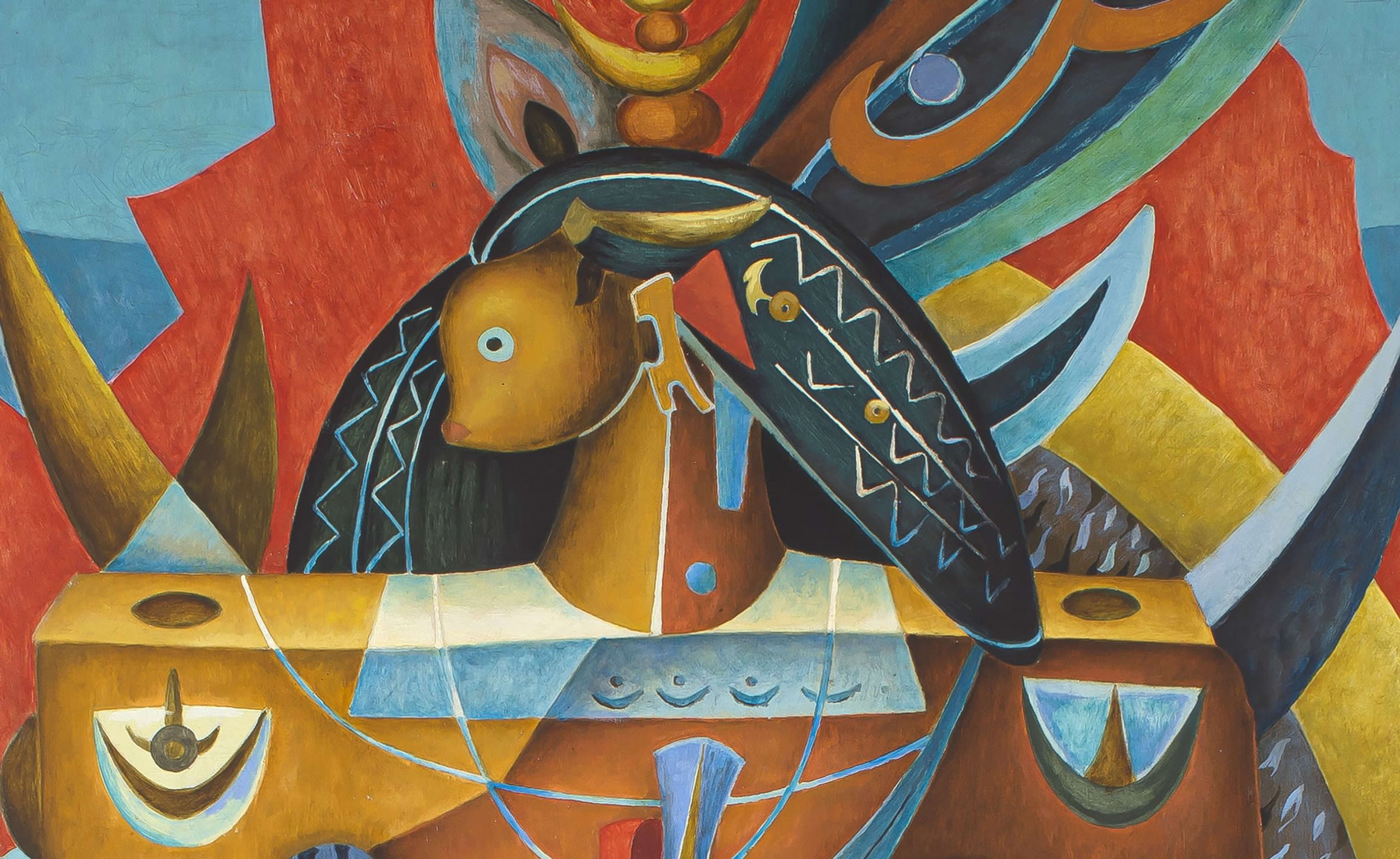 Boy with a Crocodile by Alexis Preller | Strauss & Co