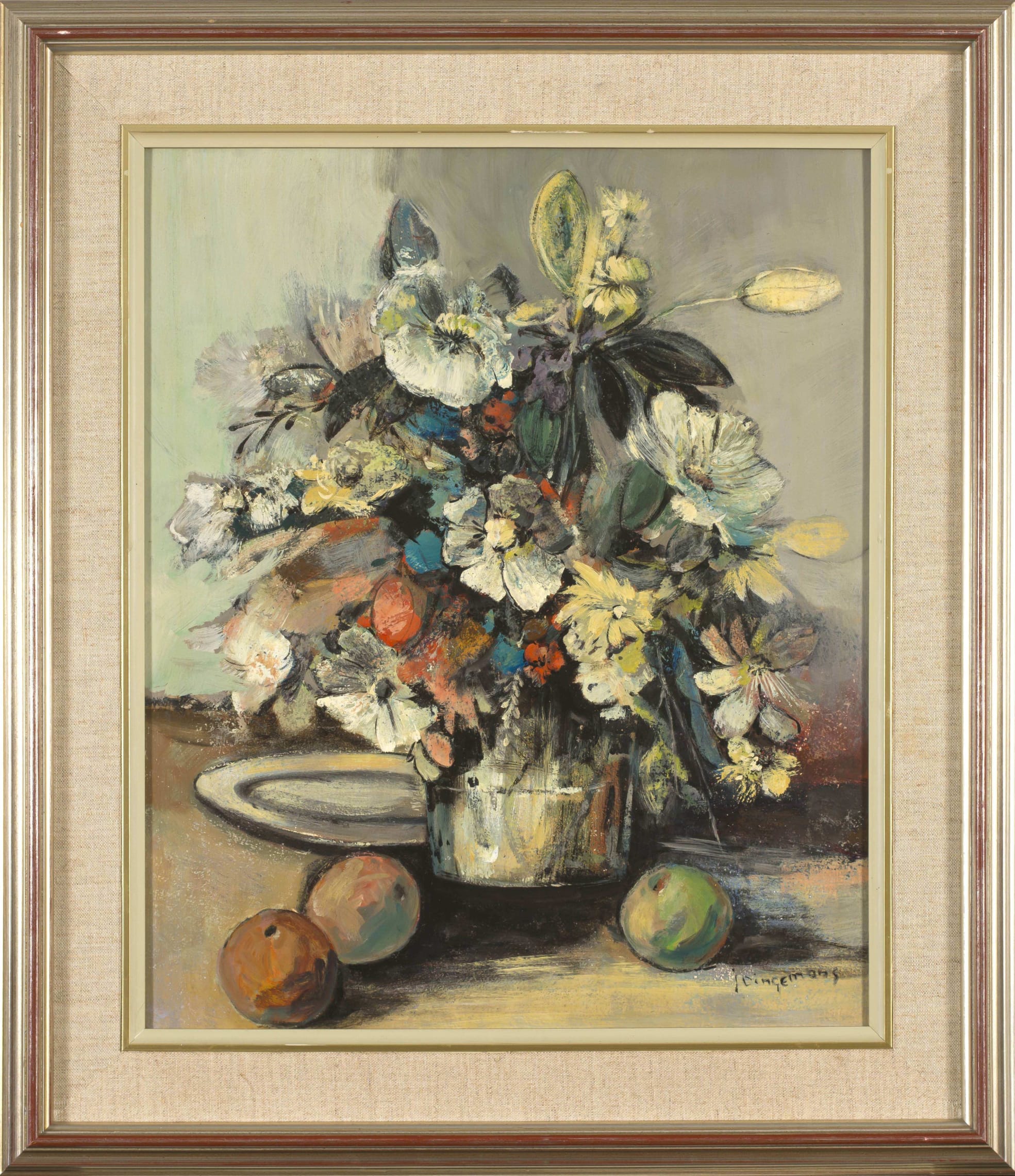 Still Life with Flowers and Fruit by Jan Dingemans | Strauss & Co