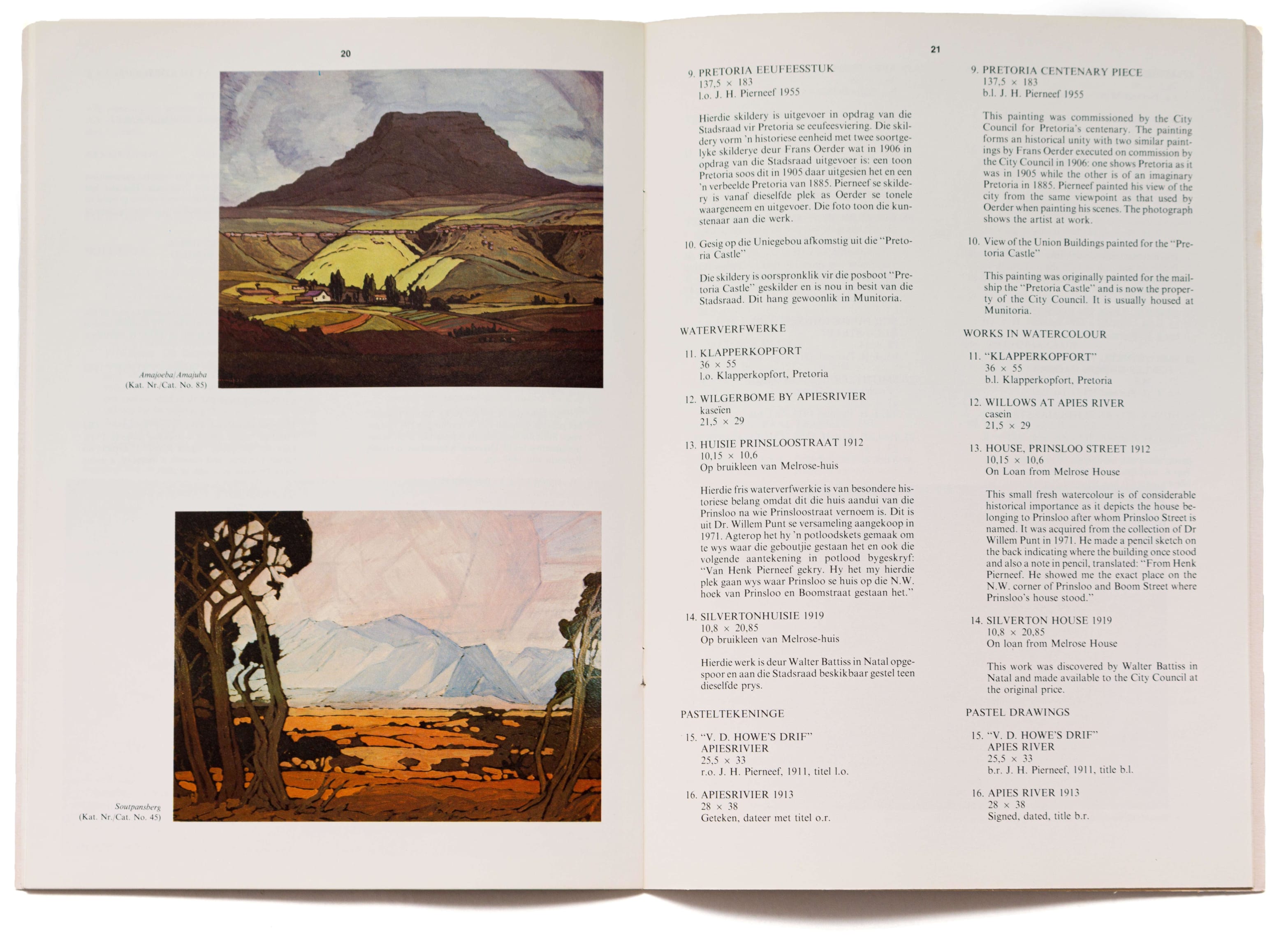 Pretoria Art Museum; PG Nel; JH Pierneef: Pretorian, Transvaler, South ...