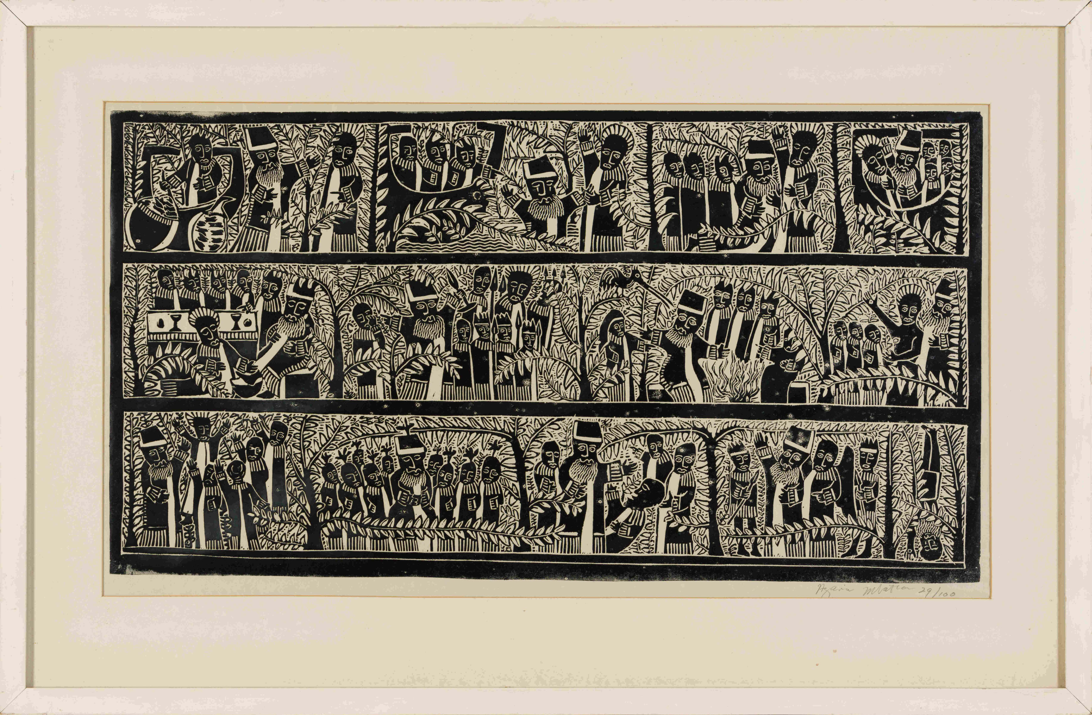 Biblical Narrative (possibly Zacchaeus the Tax Collector) by Azaria ...