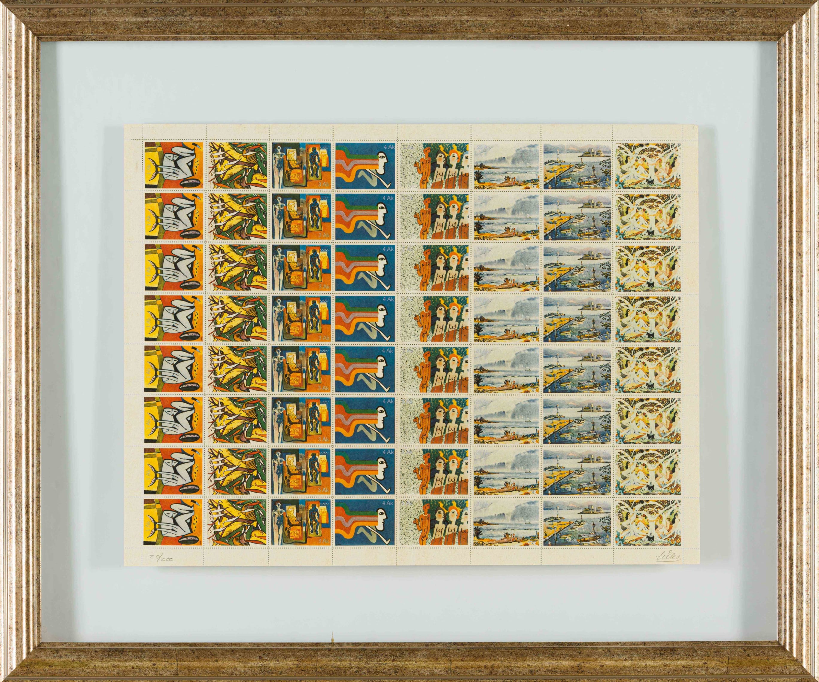 Fook Island Postage Stamps by Walter Battiss | Strauss & Co