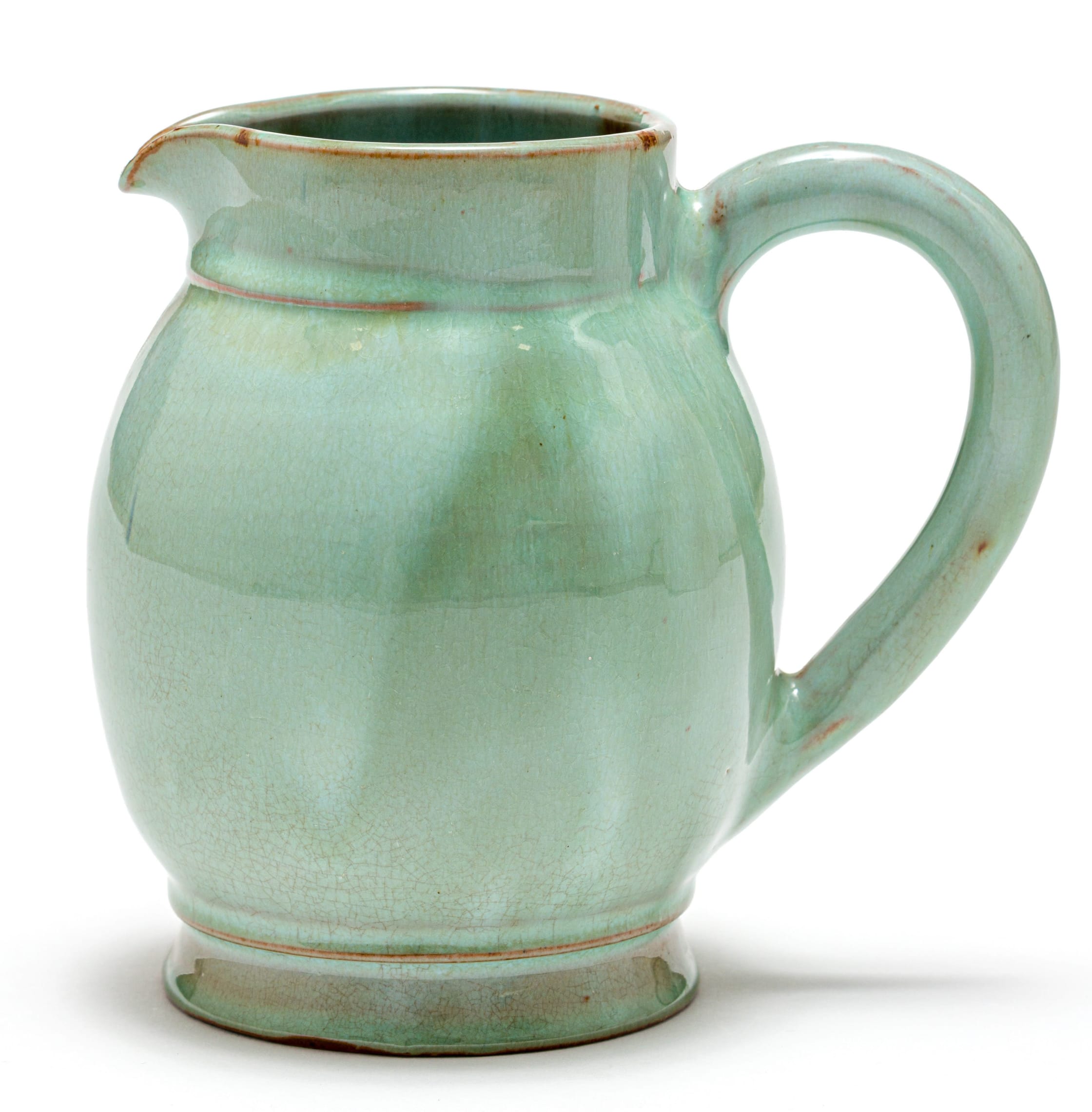 A Linn Ware celadon-glazed vase | Strauss & Co