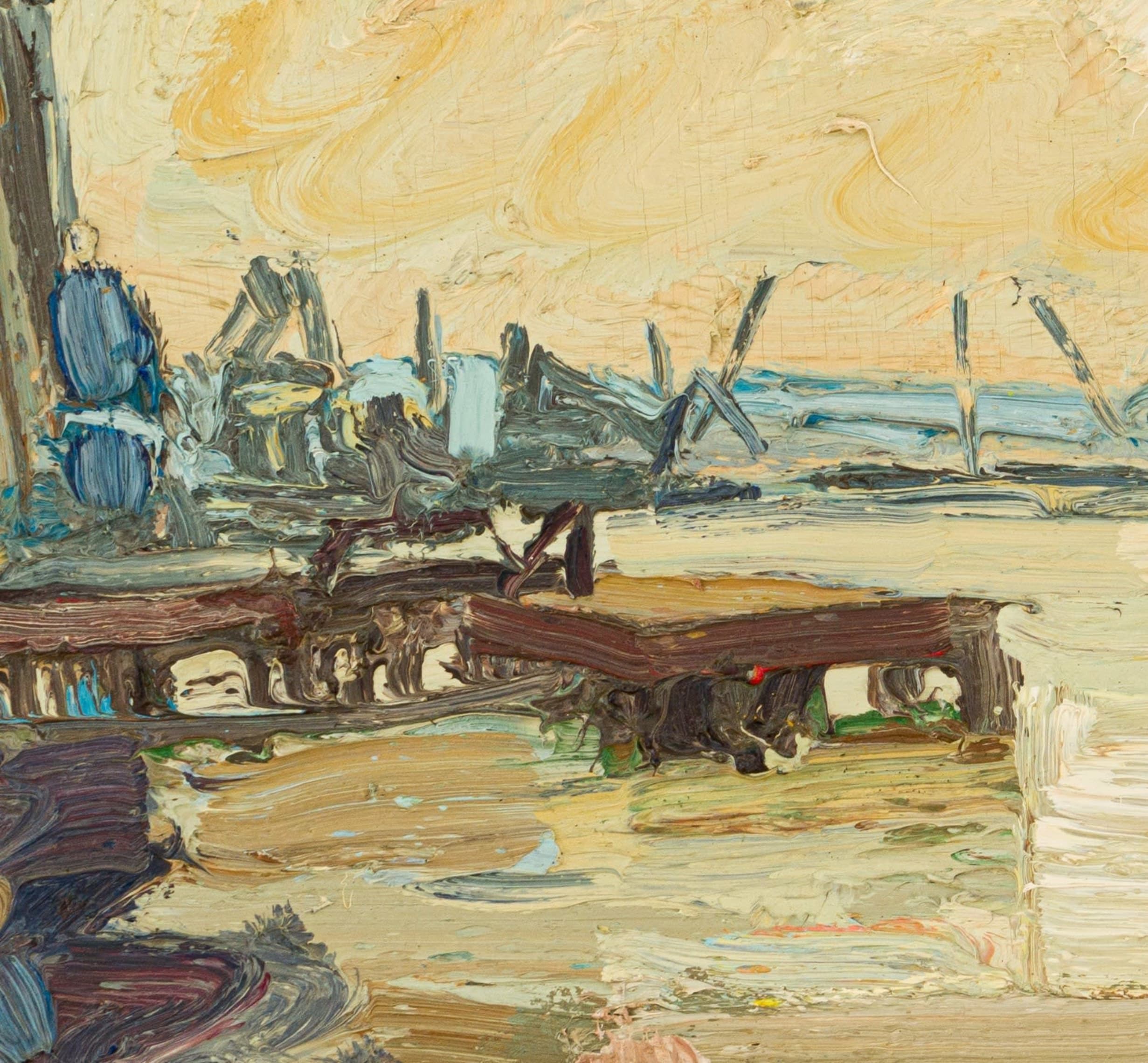 Thames at Greenwich II by George Rowlett | Strauss & Co