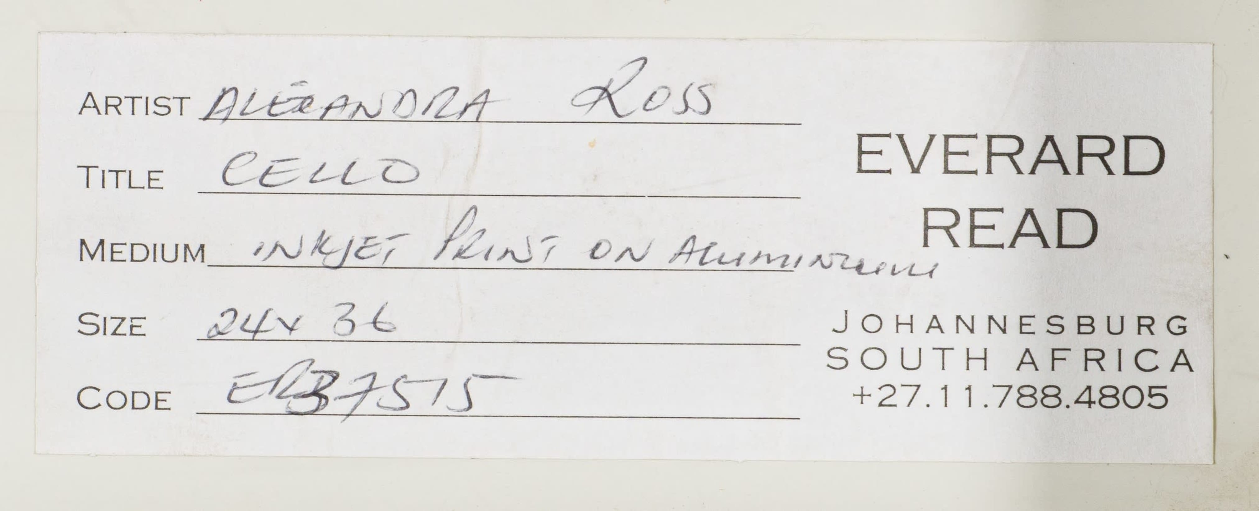Cello by Alexandra Ross | Strauss & Co