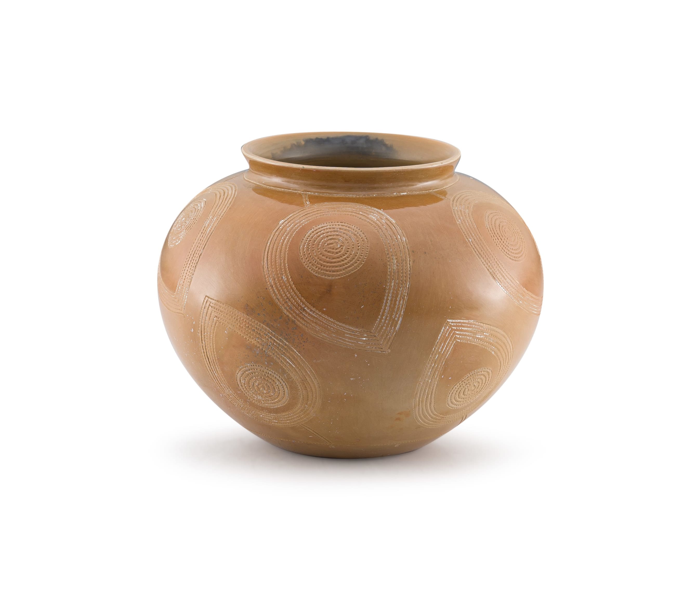 A brown-glazed terracotta vessel, Ian Garrett (1971-) | Strauss & Co
