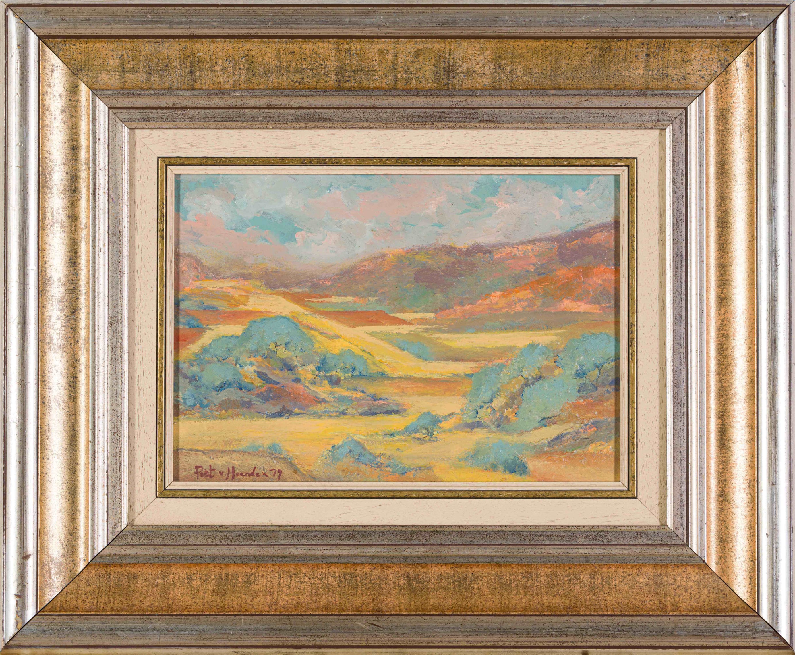 Landscape with Trees and Hills by Piet van Heerden | Strauss & Co