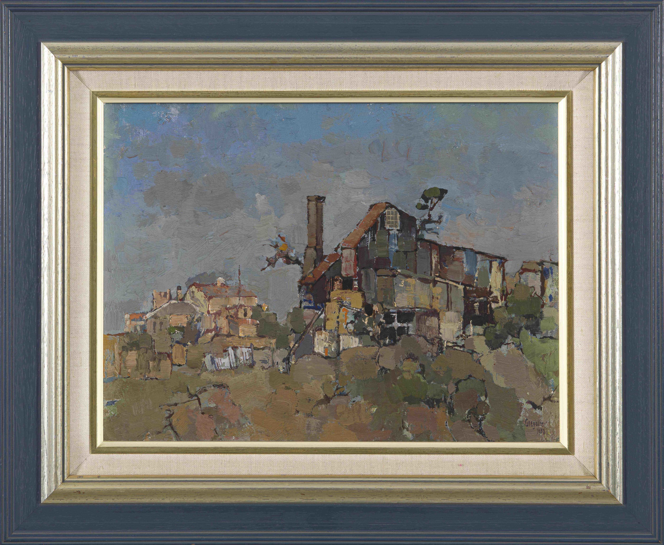 Houses in a Landscape by Gregoire Boonzaier | Strauss & Co