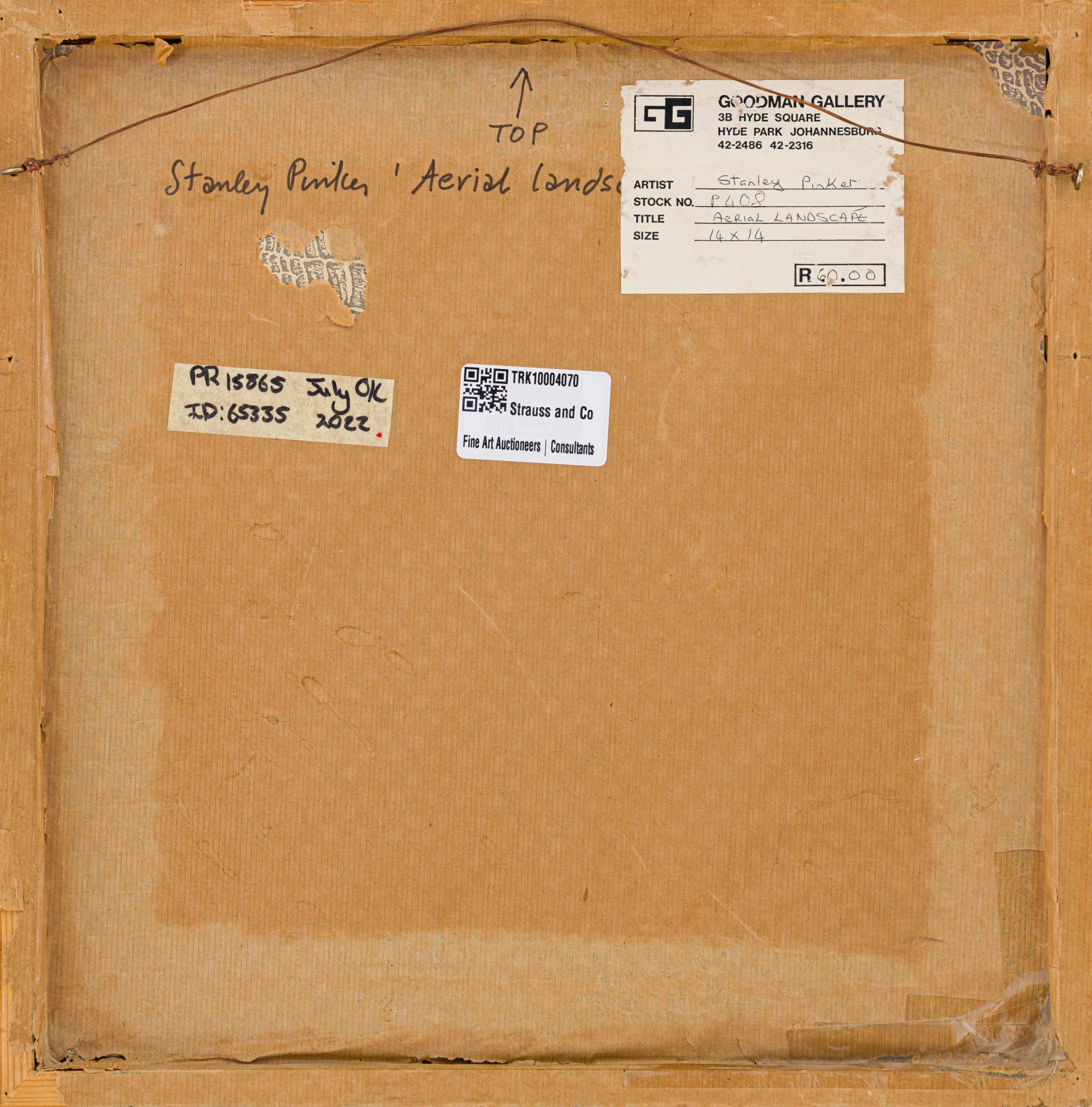 Aerial Landscape by Stanley Pinker | Strauss & Co