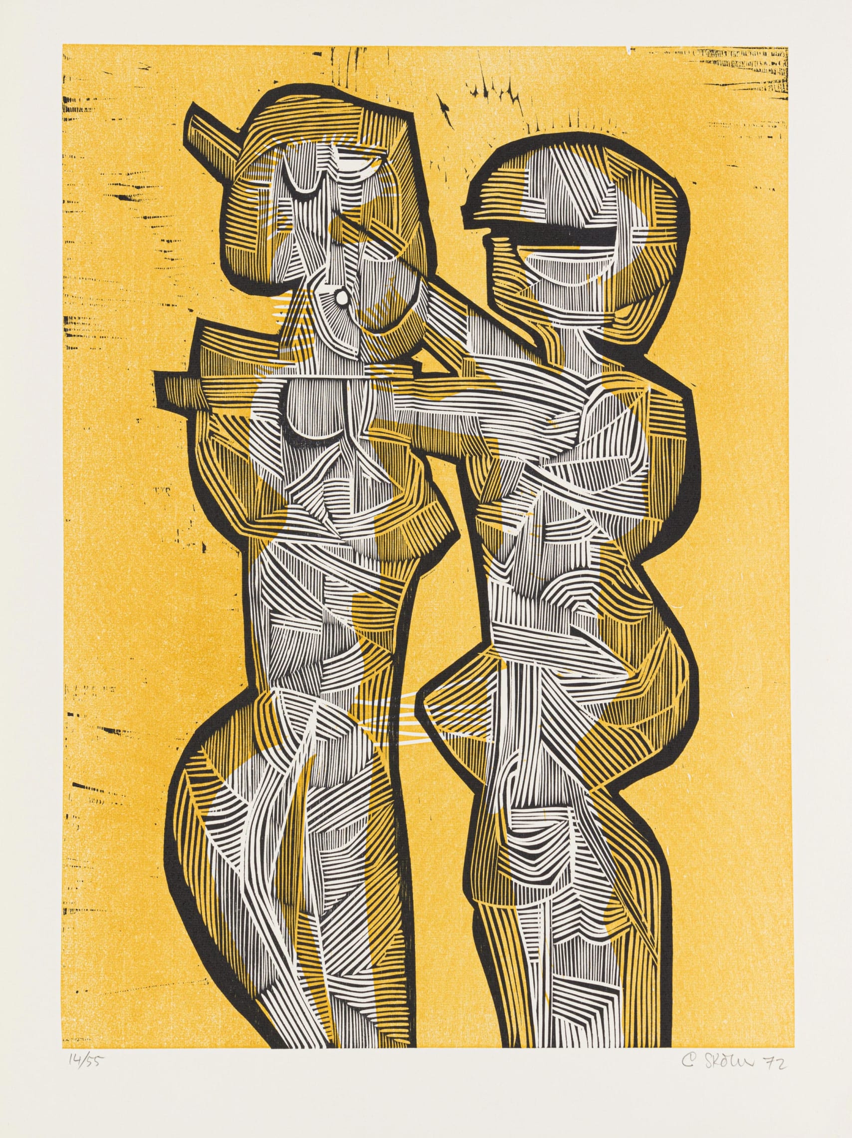Yellow Lovers by Cecil Skotnes | Strauss & Co