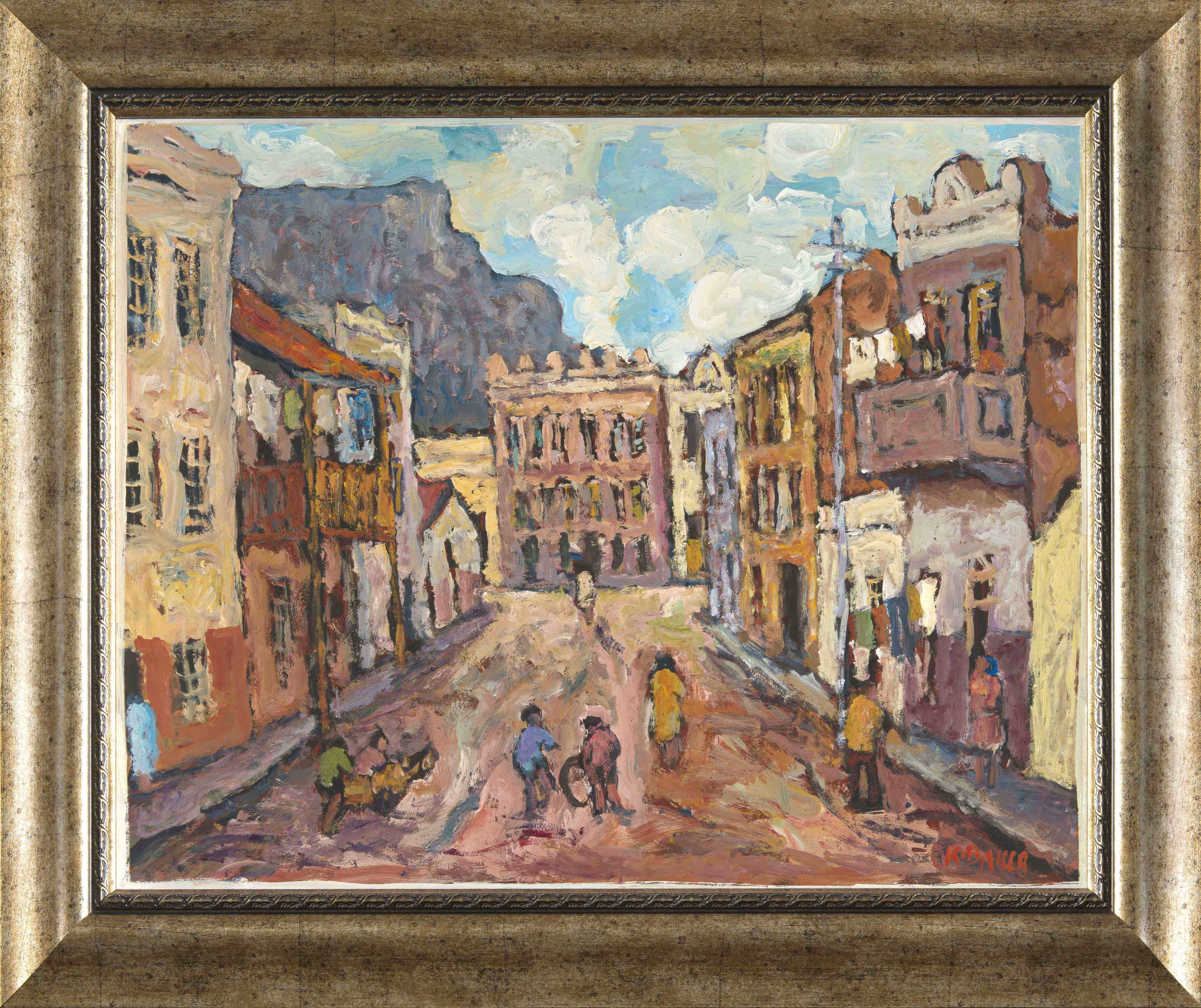 Cape Town Street Scene by Kenneth Baker | Strauss & Co