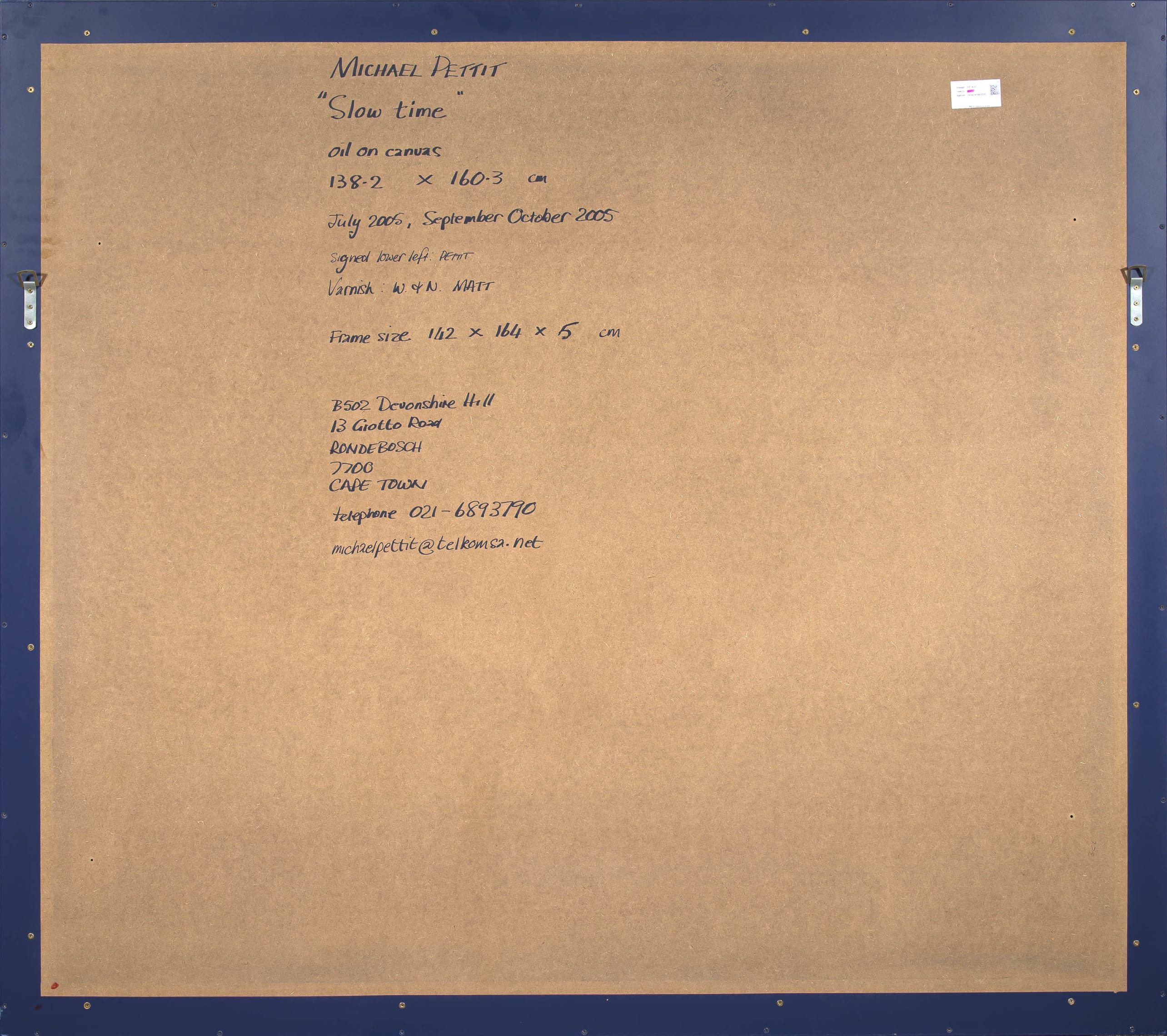 Slow time by Michael Pettit | Strauss & Co