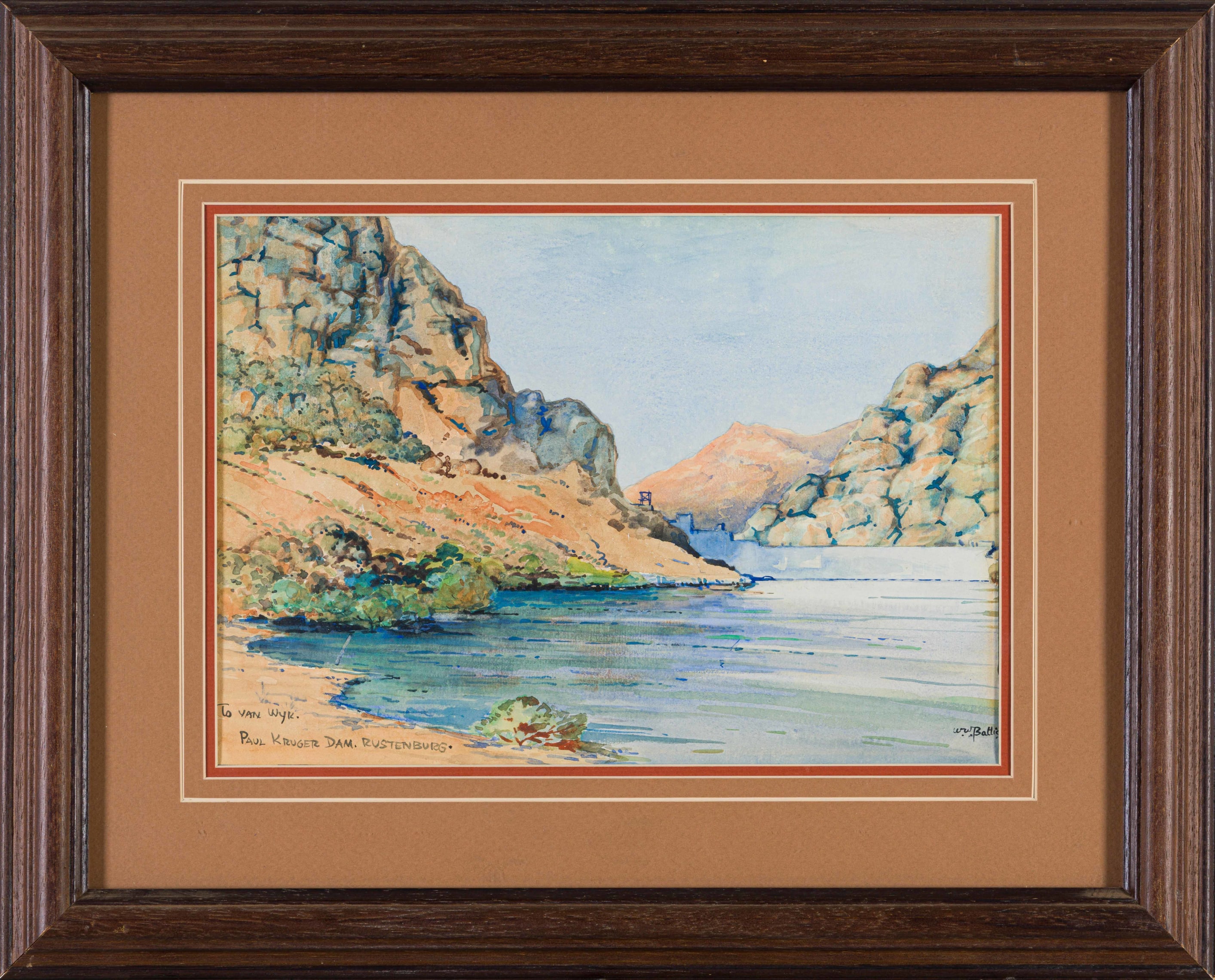 Rustenburg by Paul Kruger Dam by Walter Battiss | Strauss & Co