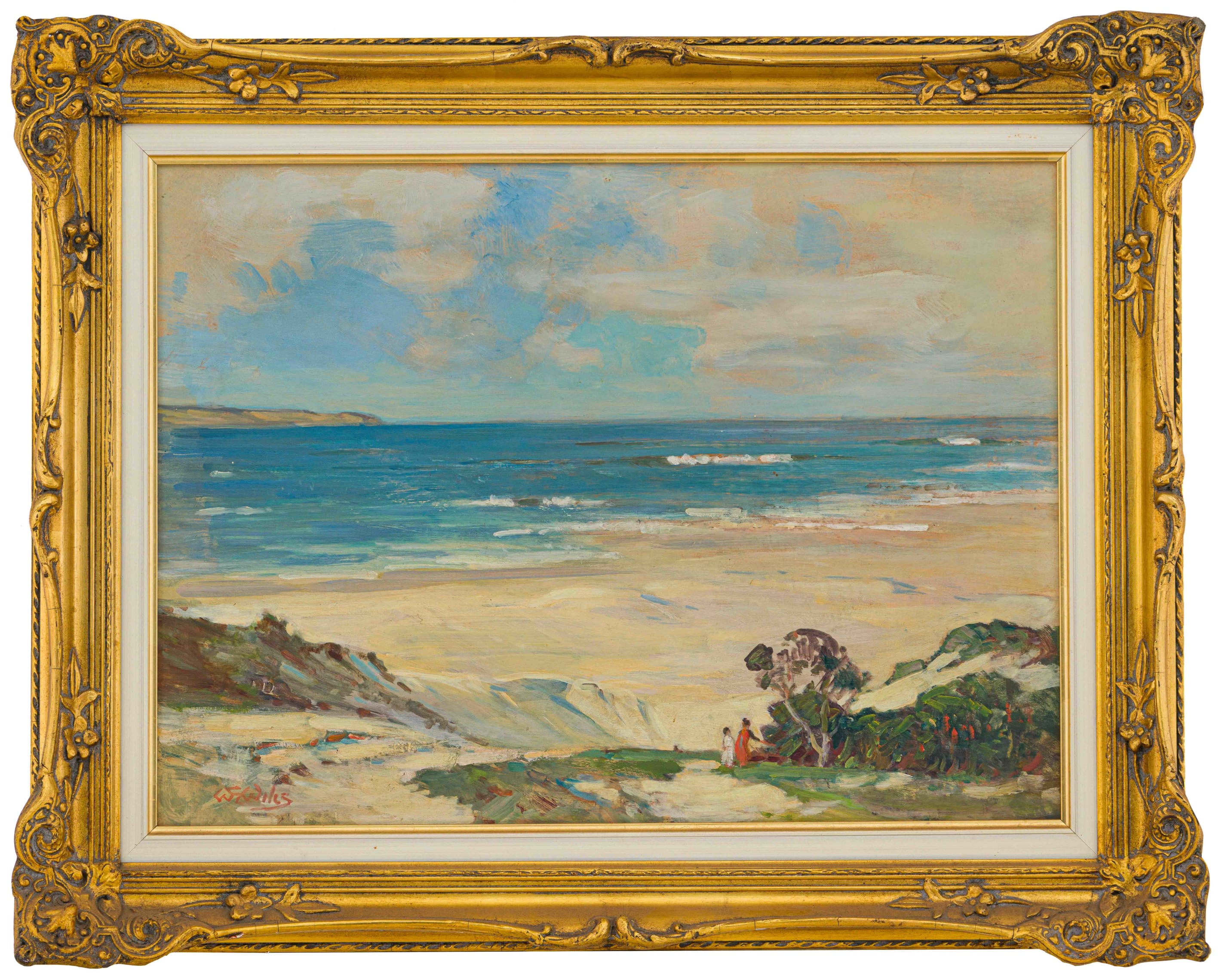 Coastal Landscape by Walter Gilbert Wiles | Strauss & Co