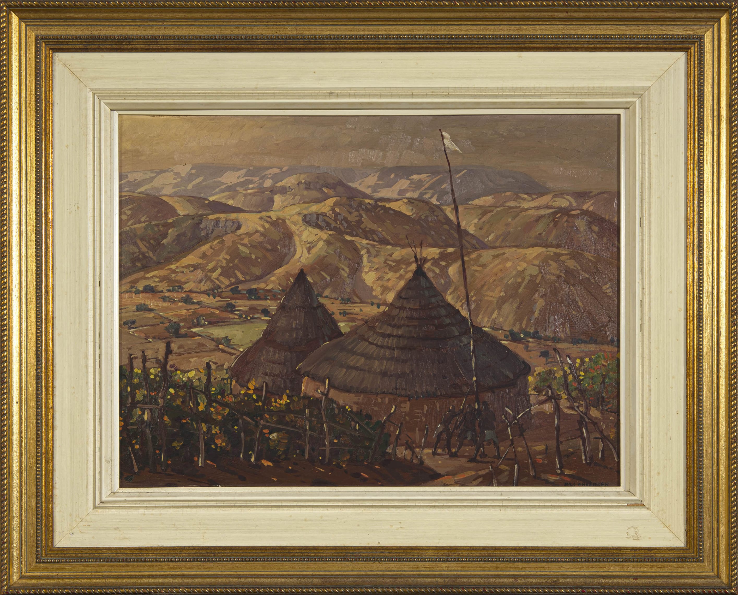 Landscape with Rondavels by Nils Andersen | Strauss & Co