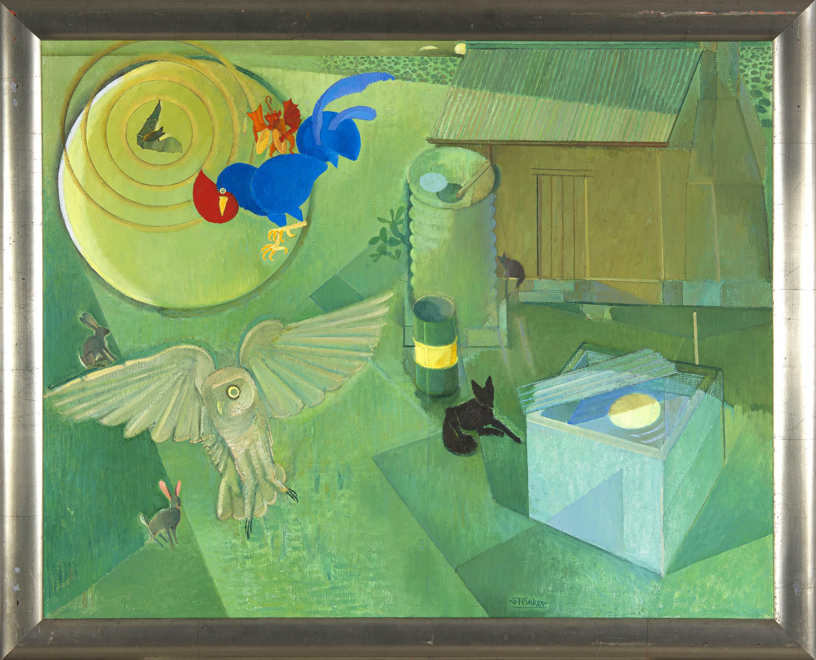 Nightscape, triptych by Stanley Pinker | Strauss & Co