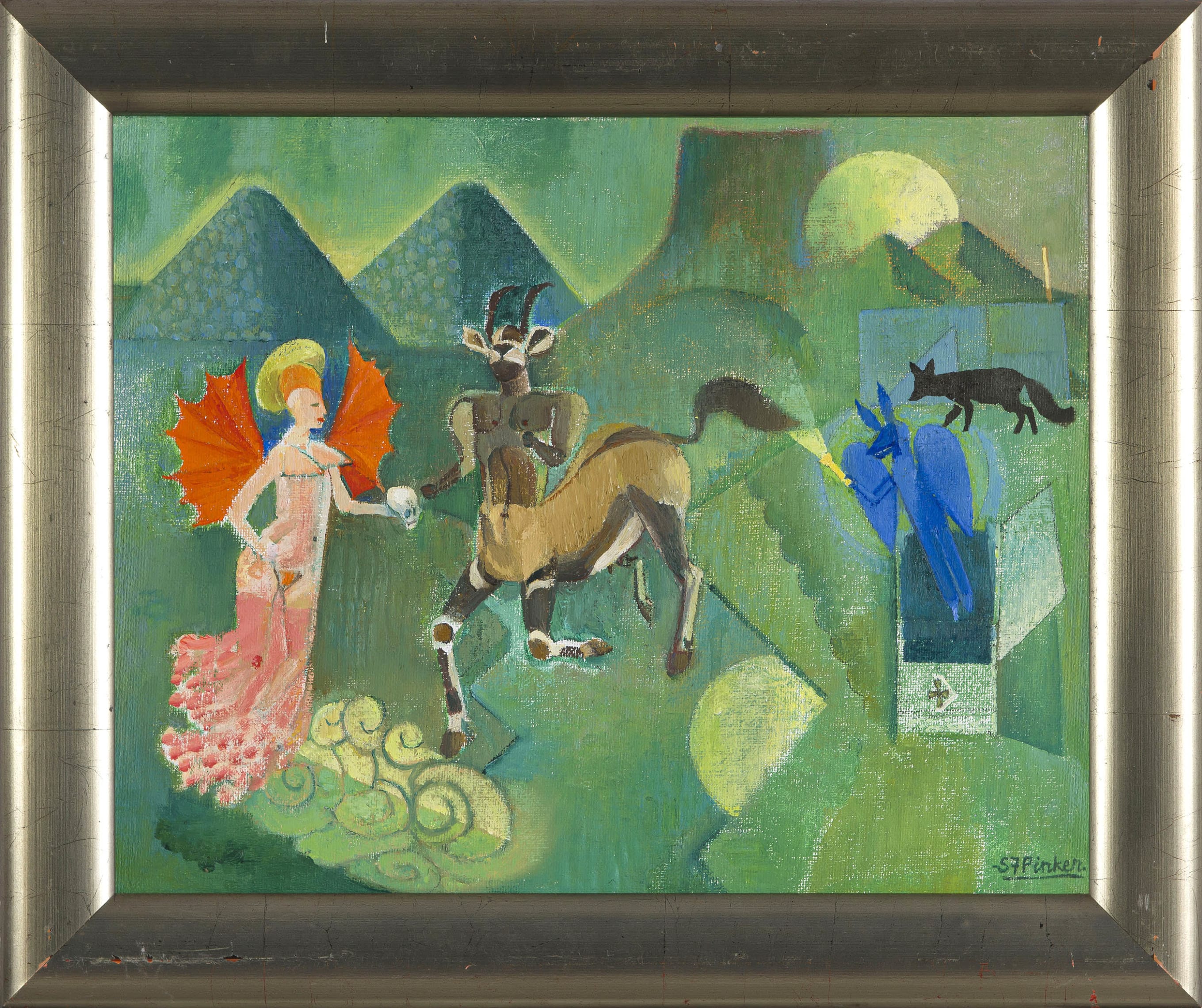 Nightscape, triptych by Stanley Pinker | Strauss & Co