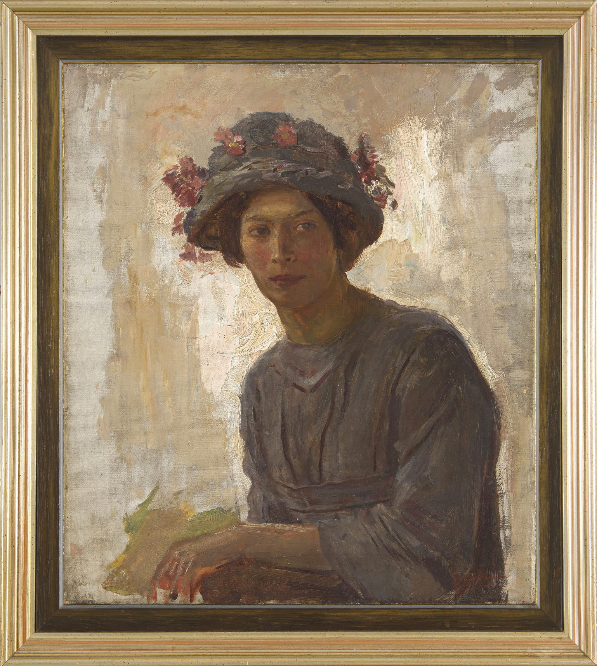 Portret van 'n Dame (Portrait of a Lady) by Frans Oerder | Strauss & Co