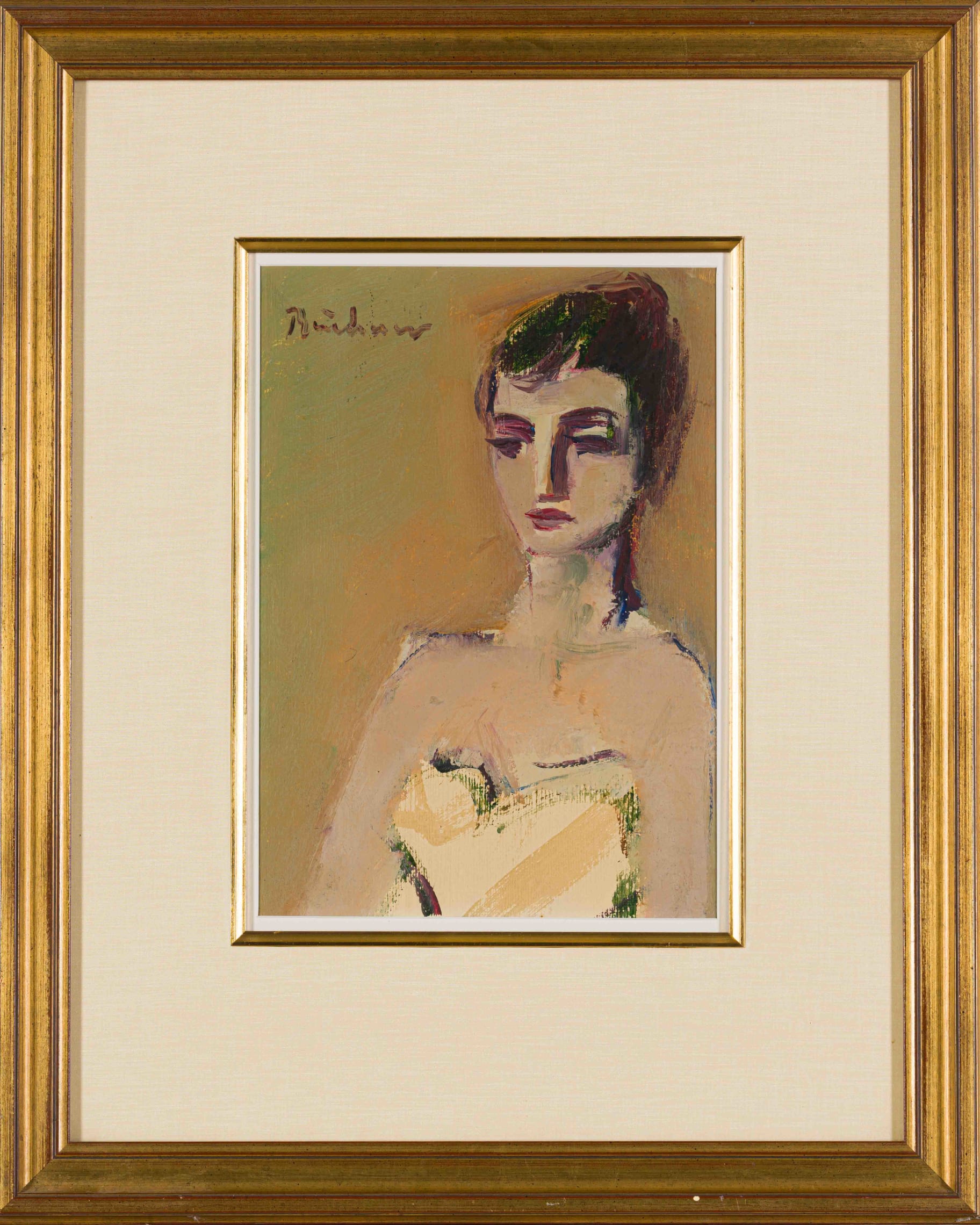 Portrait of a Woman by Carl Büchner | Strauss & Co