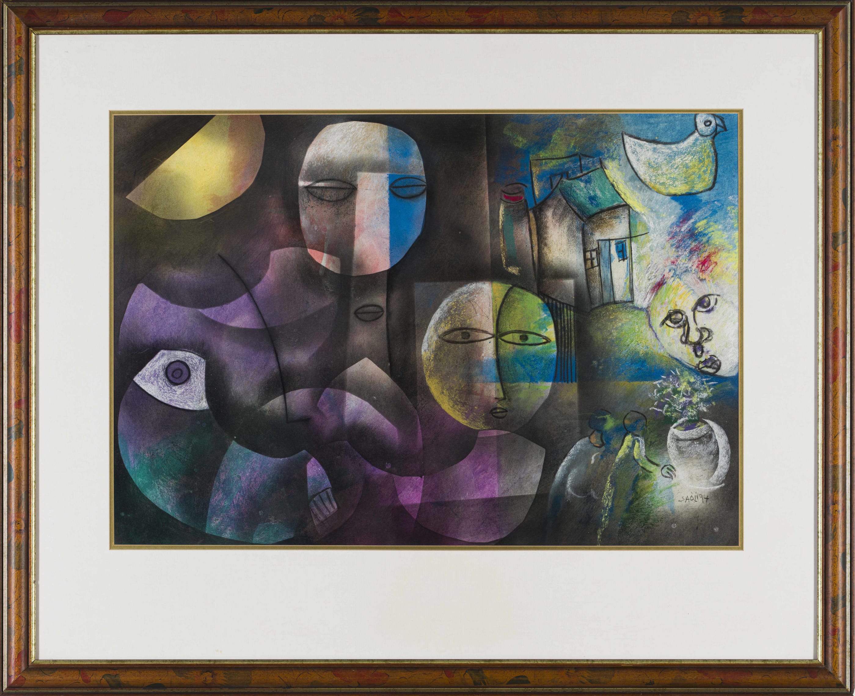 Still Life with Masks by Winston Churchill Masakeng Saoli | Strauss & Co