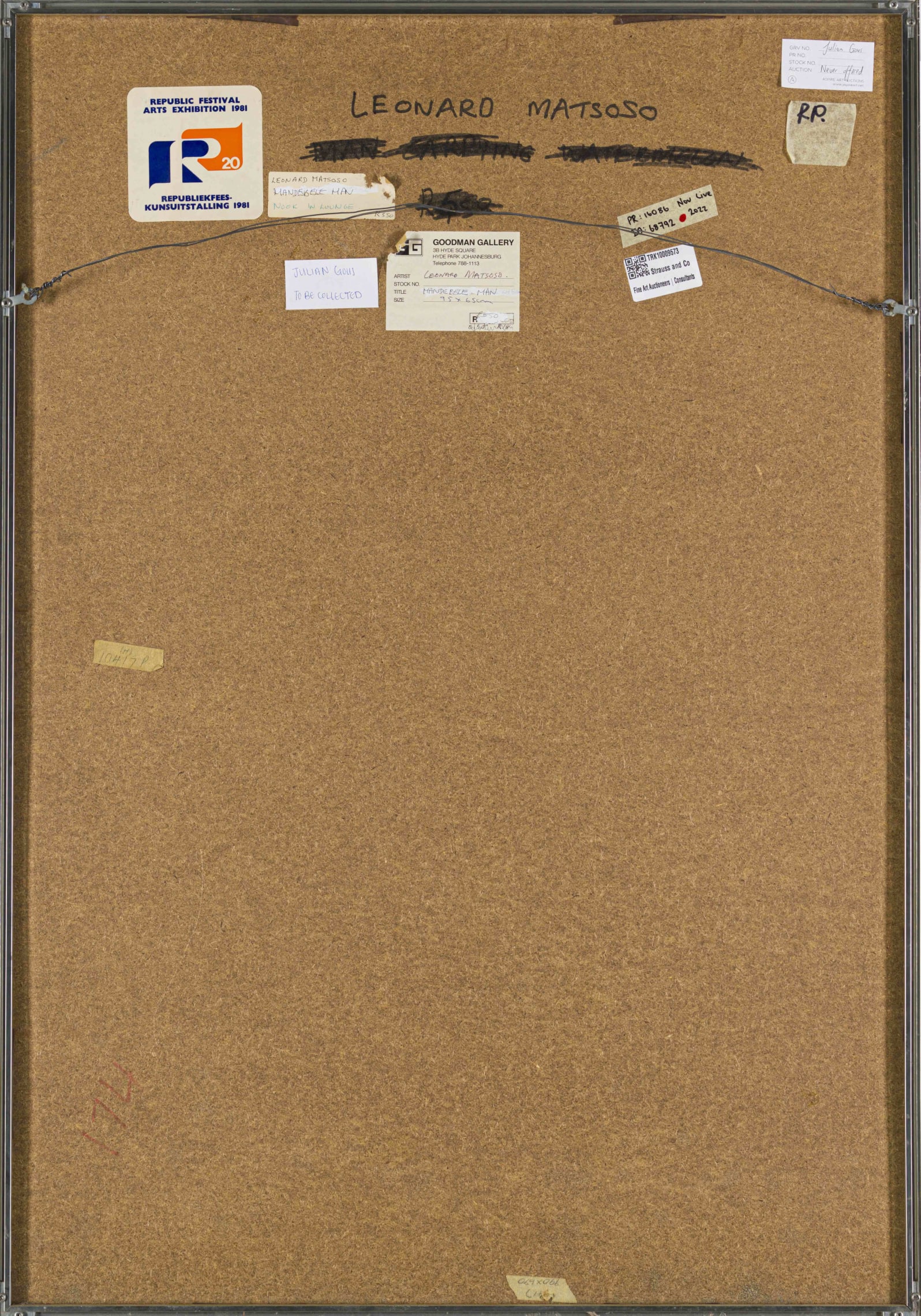 Mandebele Man by Leonard Matsoso | Strauss & Co