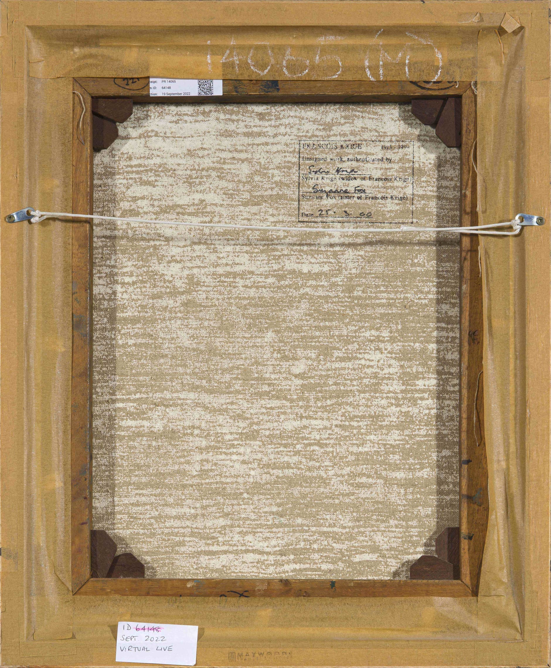 Self Portrait (Curtain and Window) by François Krige | Strauss & Co