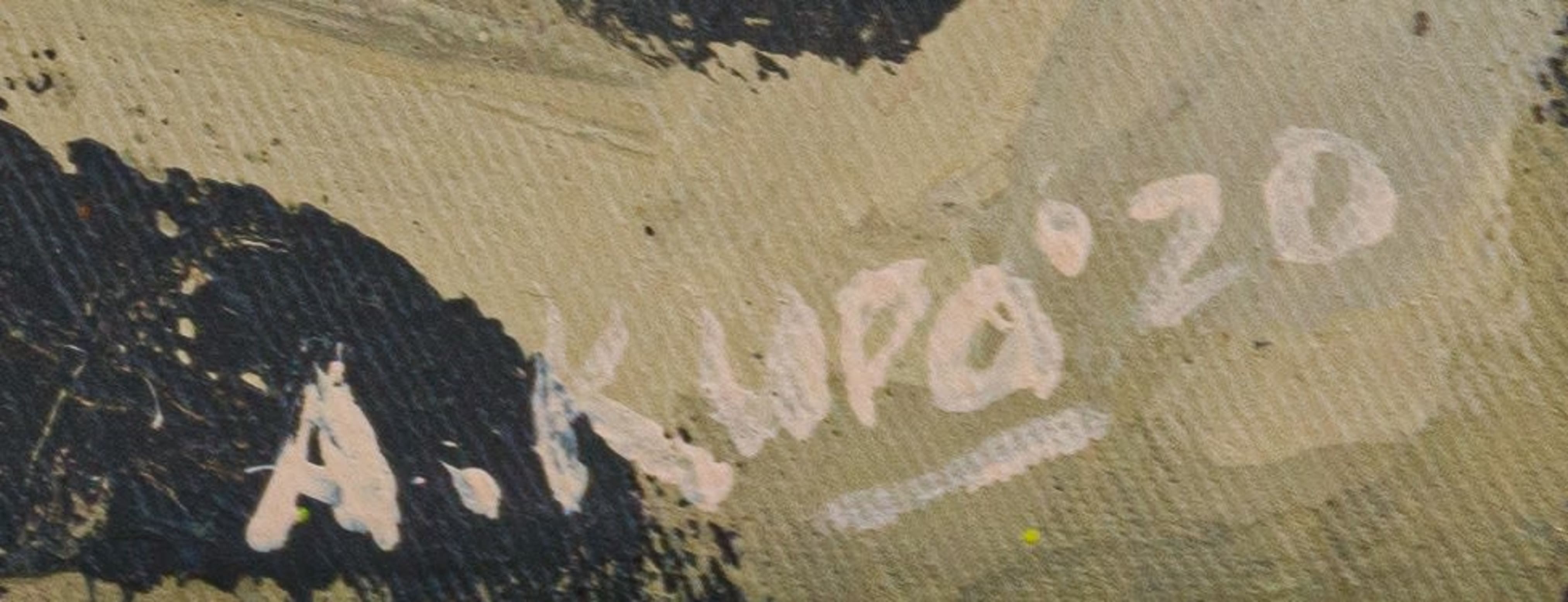 Abstract Composition with Blue and Green Figures by Asanda Dredunik ...