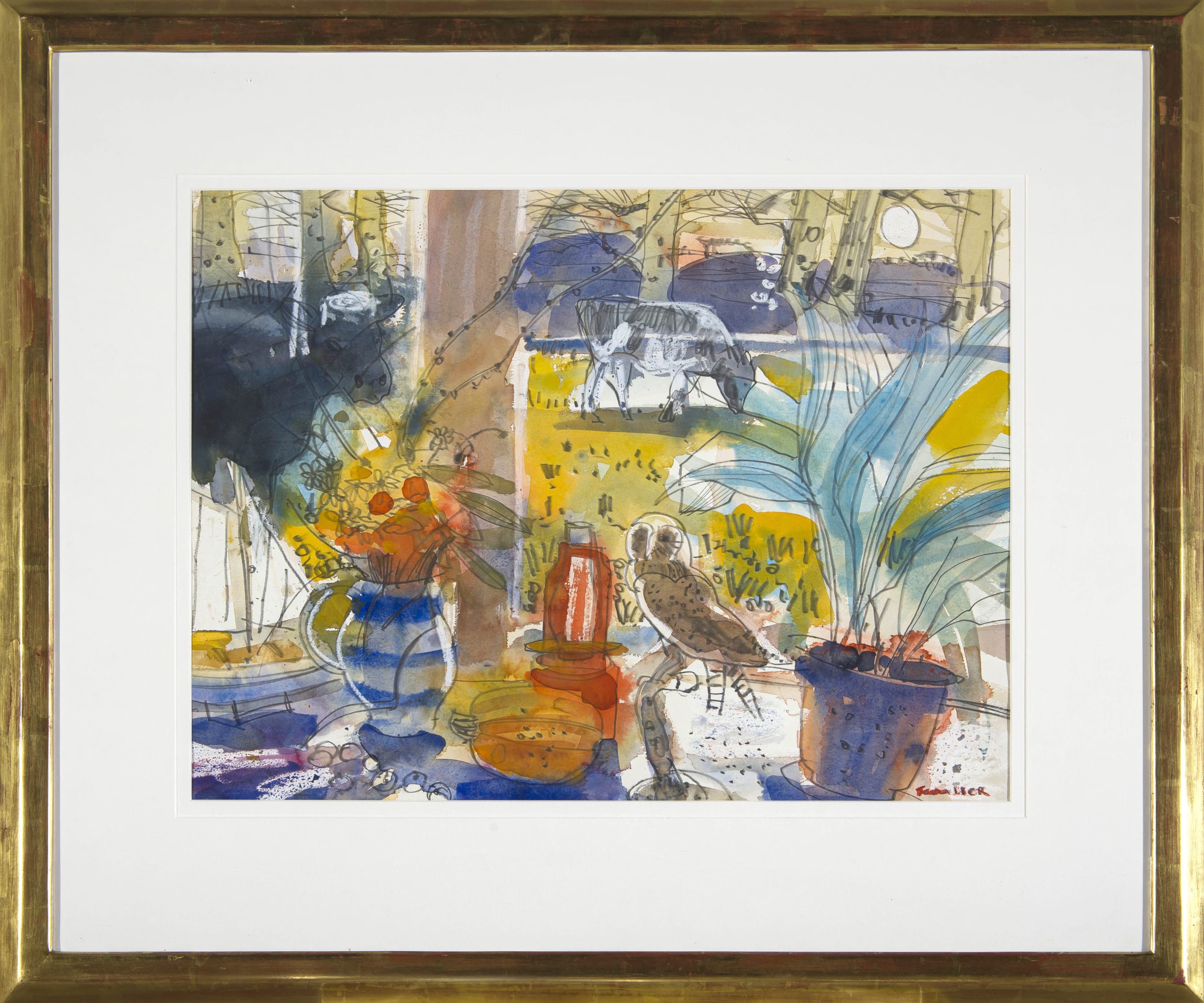 Moonlight, Cows and Still Life by Glen Scouller | Strauss & Co