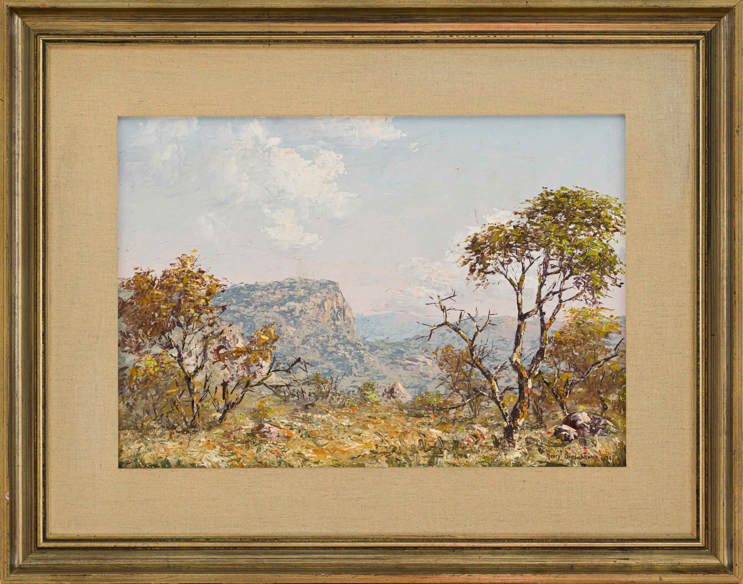 Mountainous Landscape by Henry Bredenkamp | Strauss & Co