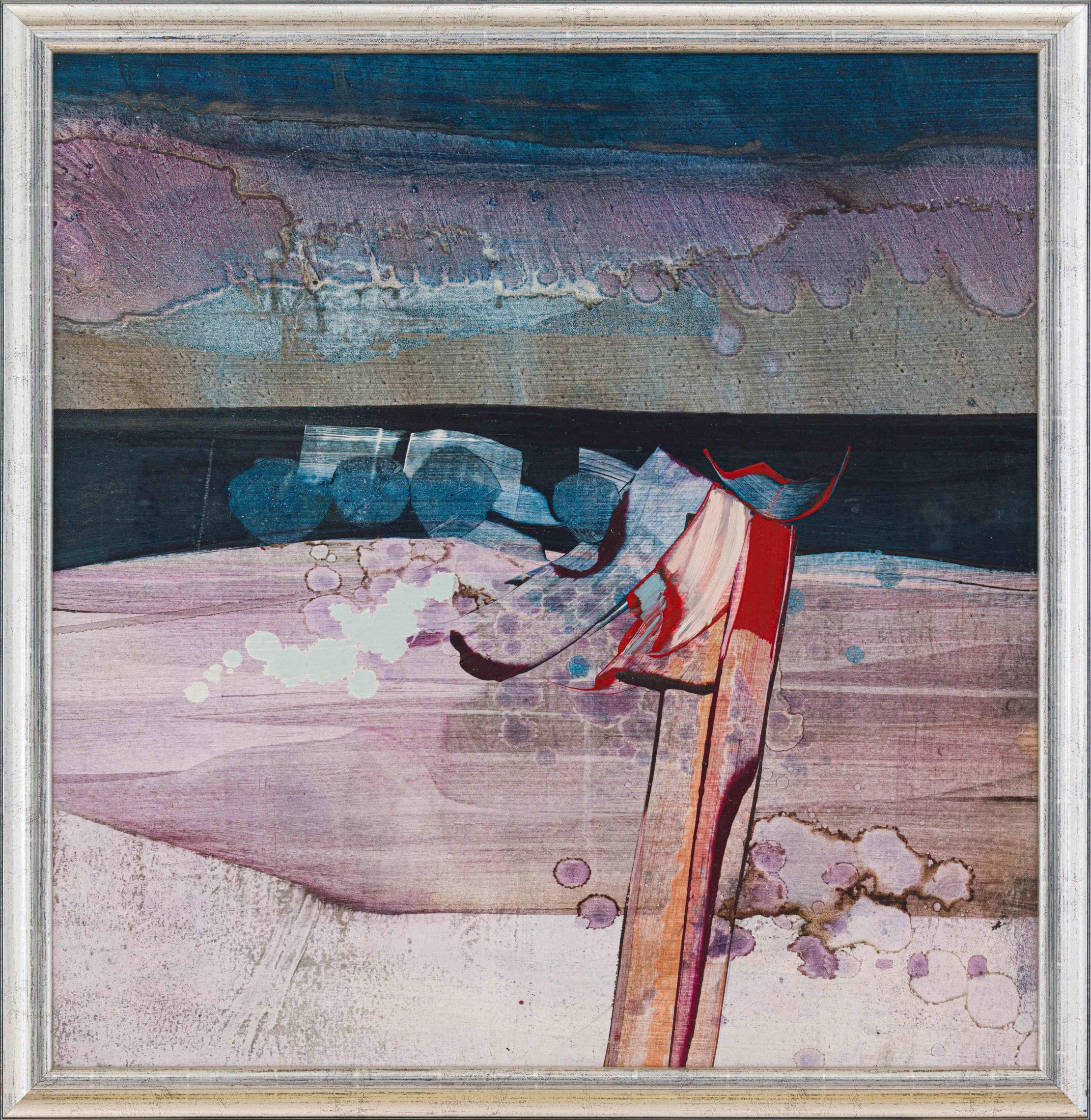 Abstract in Blue and Purple by George Boys | Strauss & Co