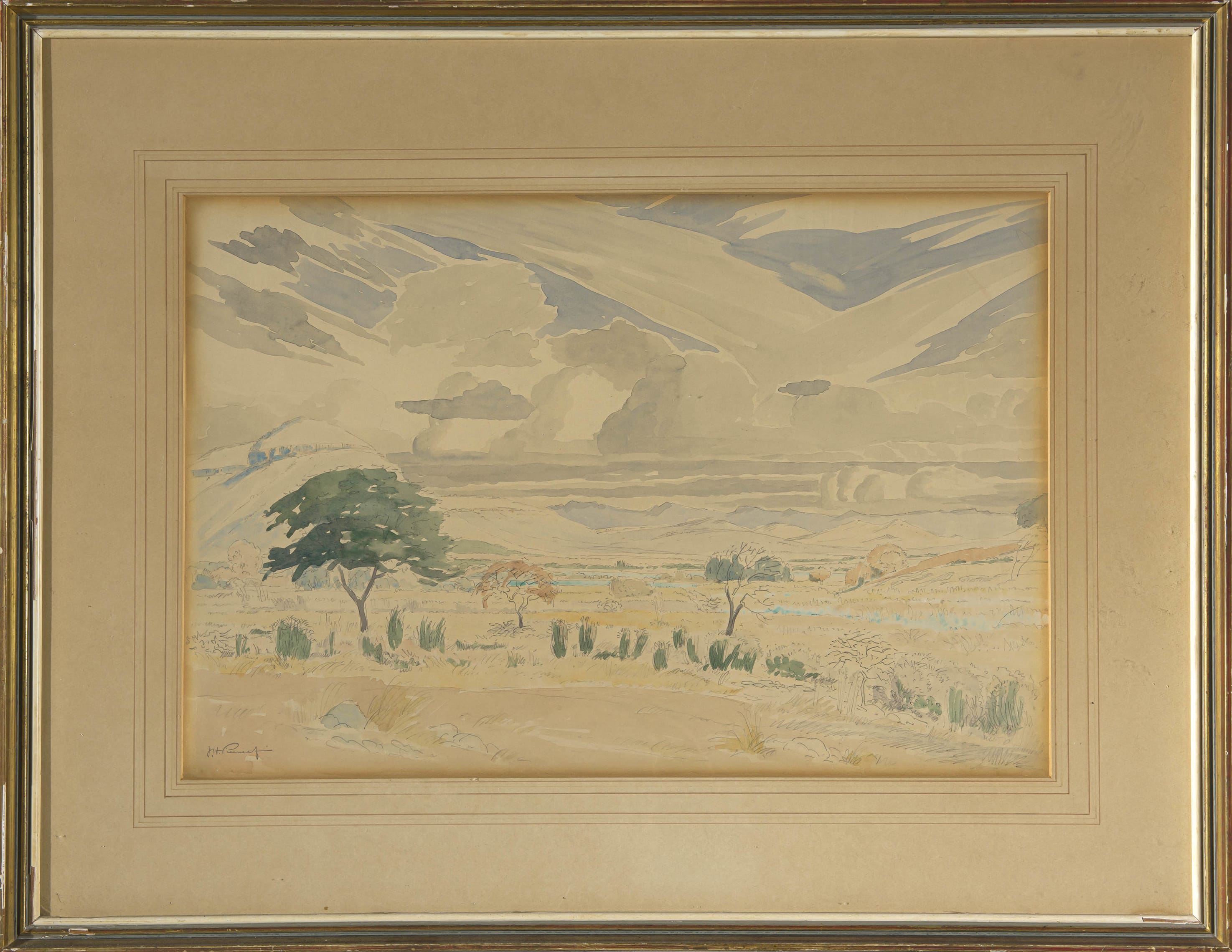 Extensive Landscape by Jacob Hendrik Pierneef | Strauss & Co