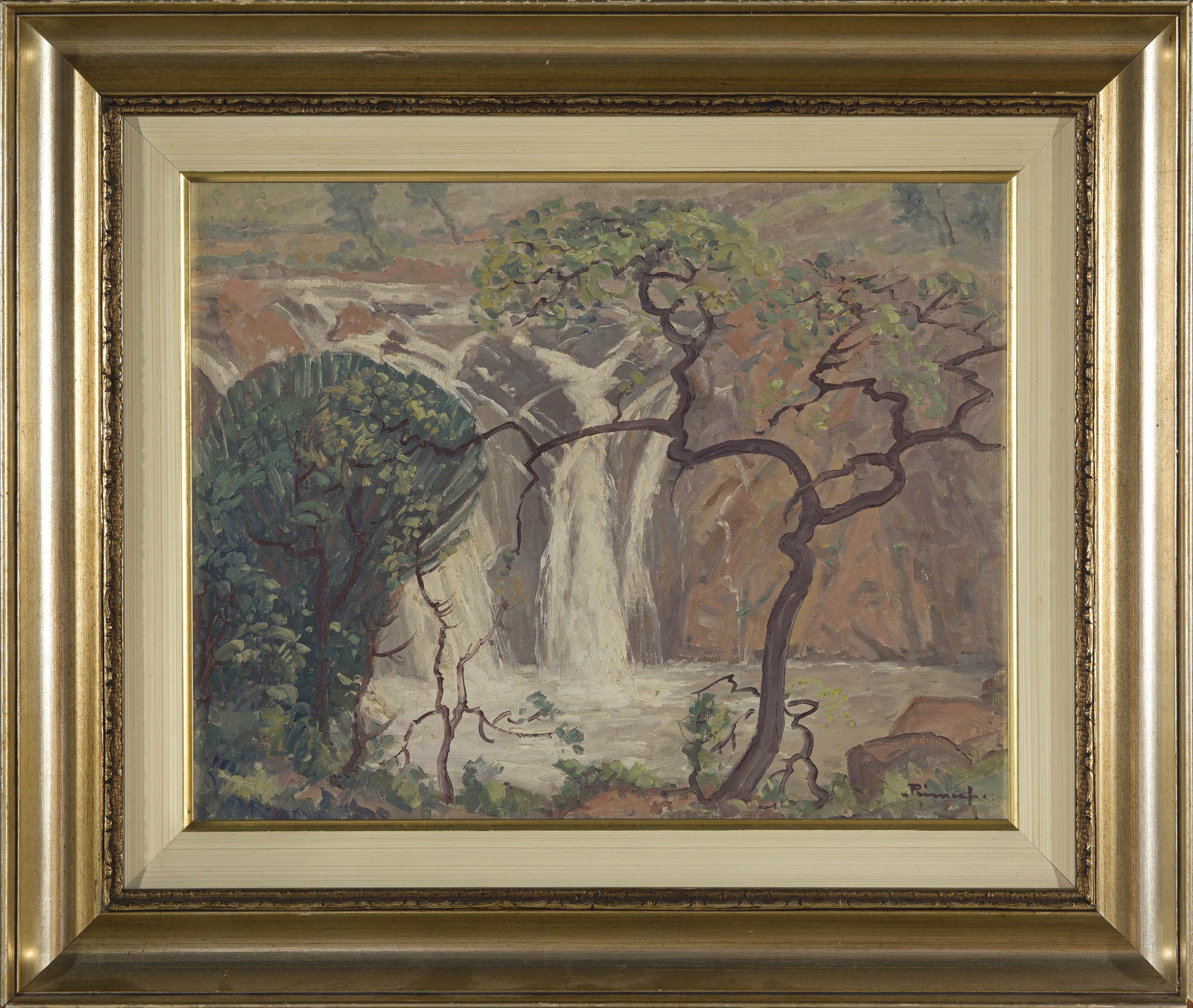 Waterval (Waterfall) by Jacob Hendrik Pierneef | Strauss & Co