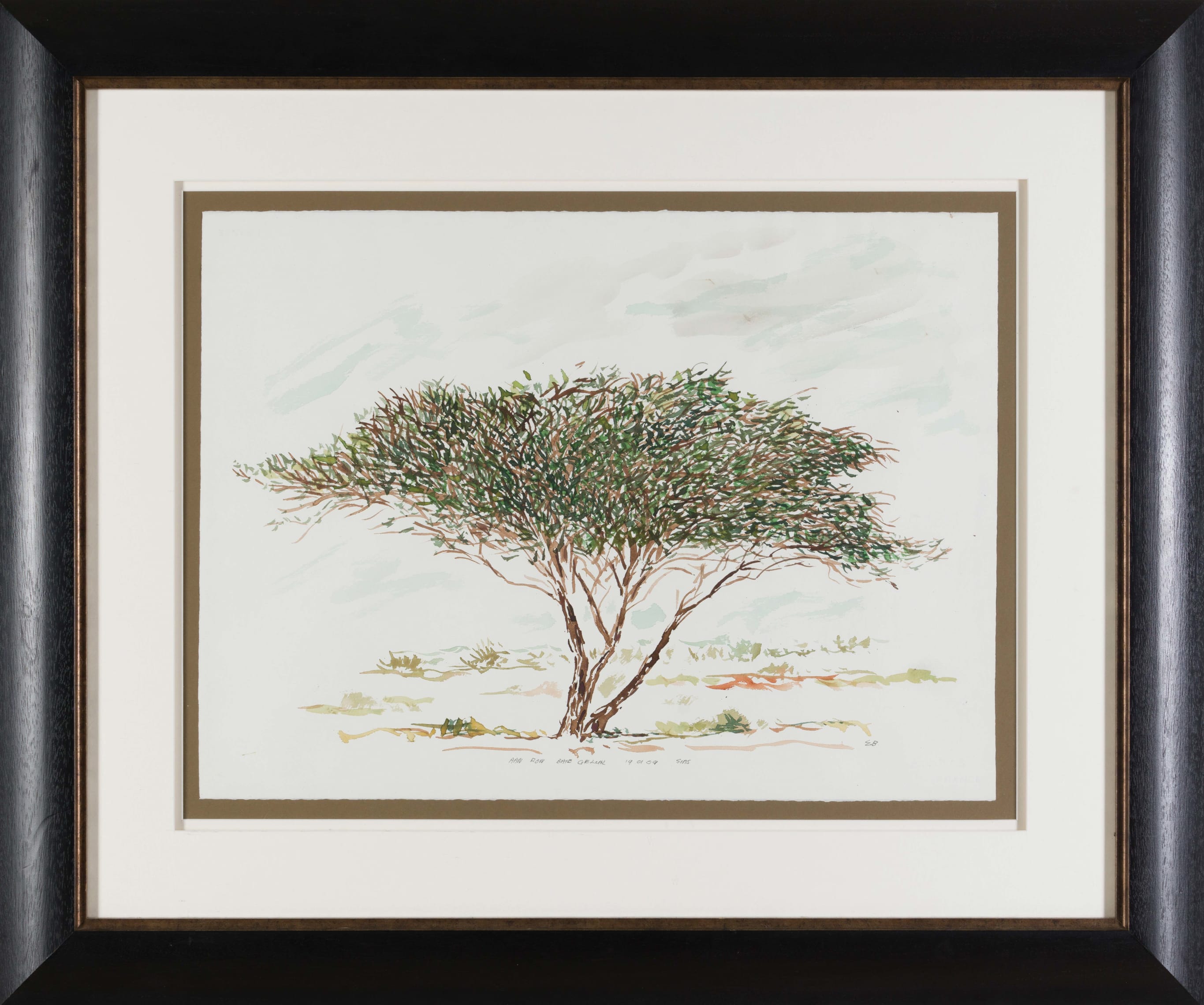 Landscape with Tree by Esias Bosch | Strauss & Co