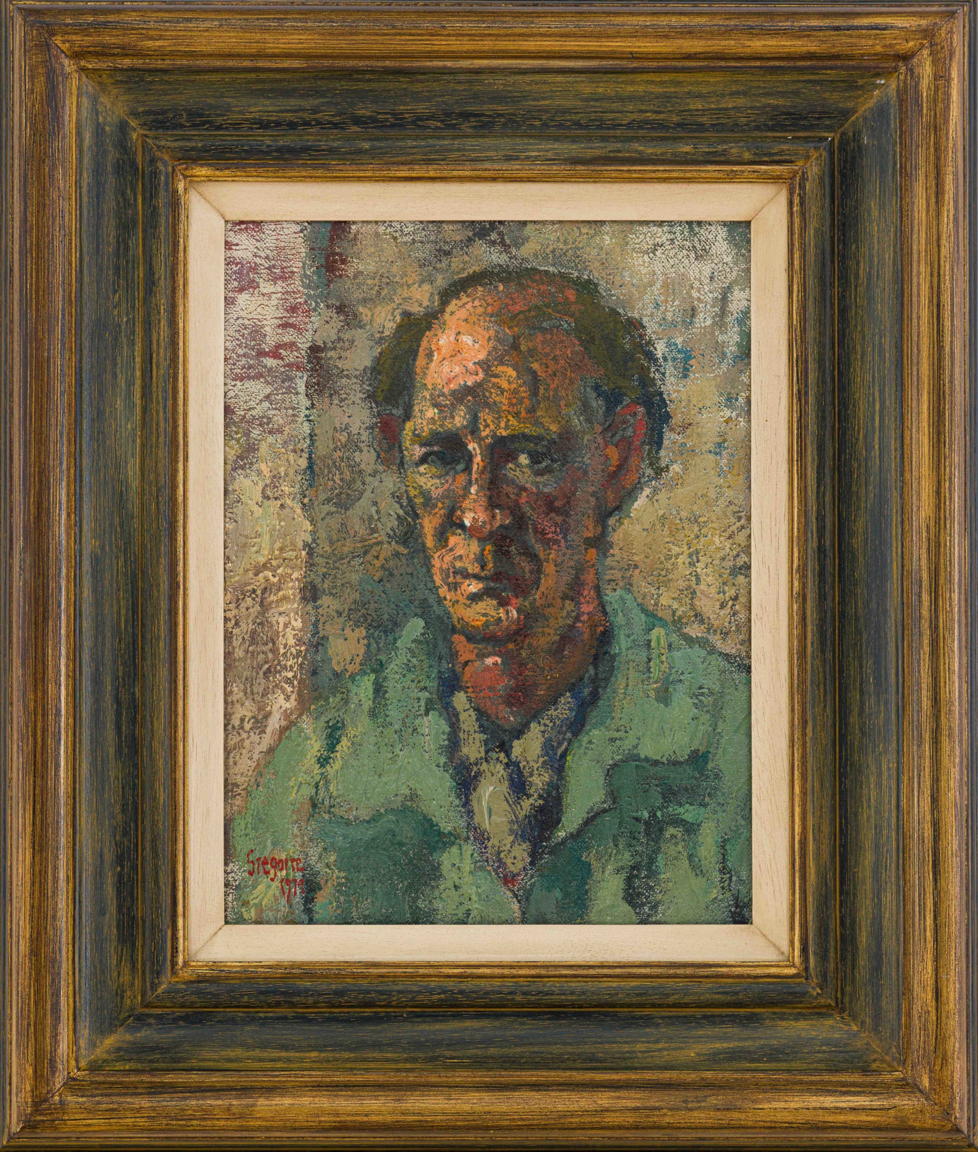 Artist with Green Smock by Gregoire Boonzaier | Strauss & Co