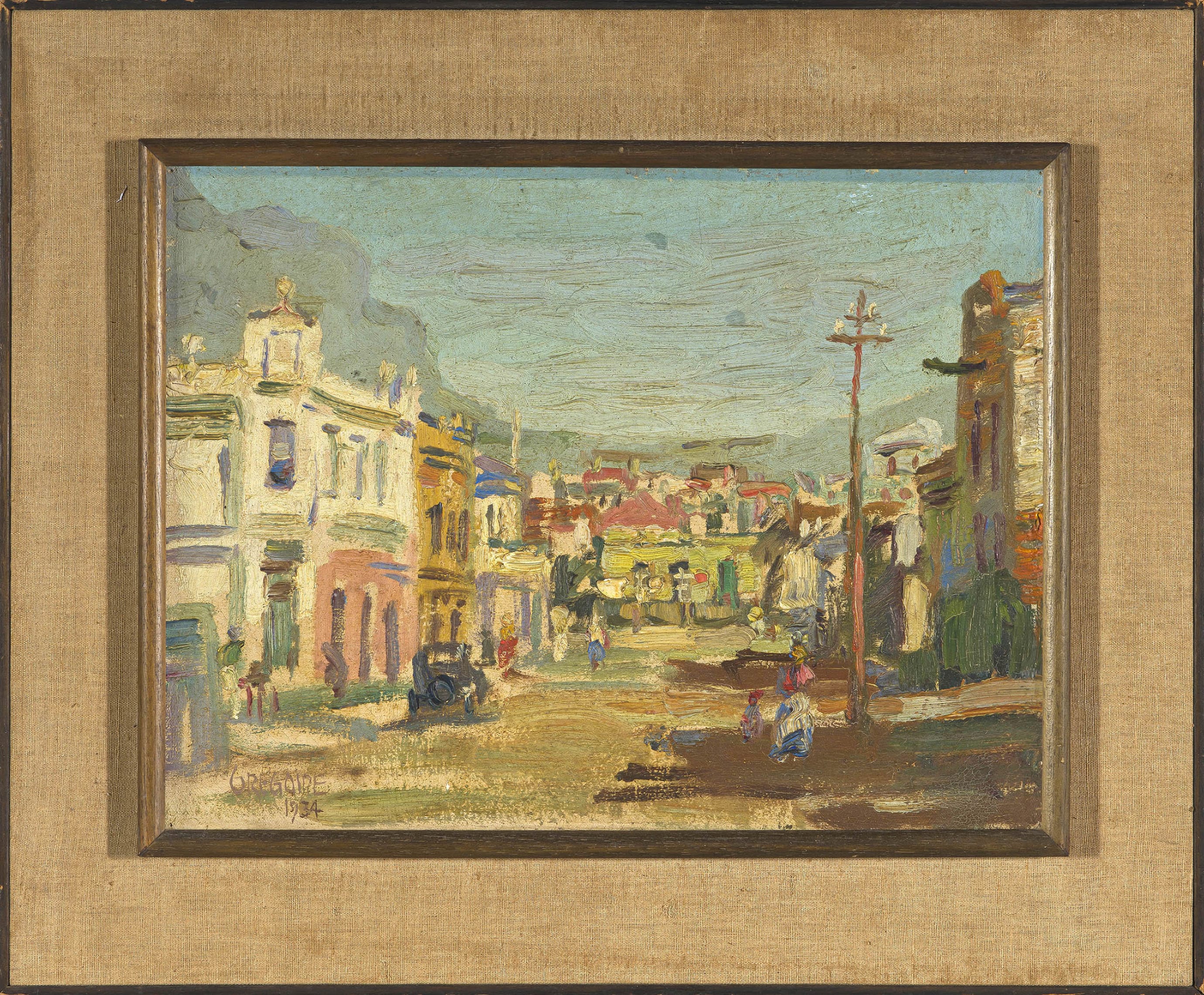 Street Scene, Cape Town by Gregoire Boonzaier | Strauss & Co