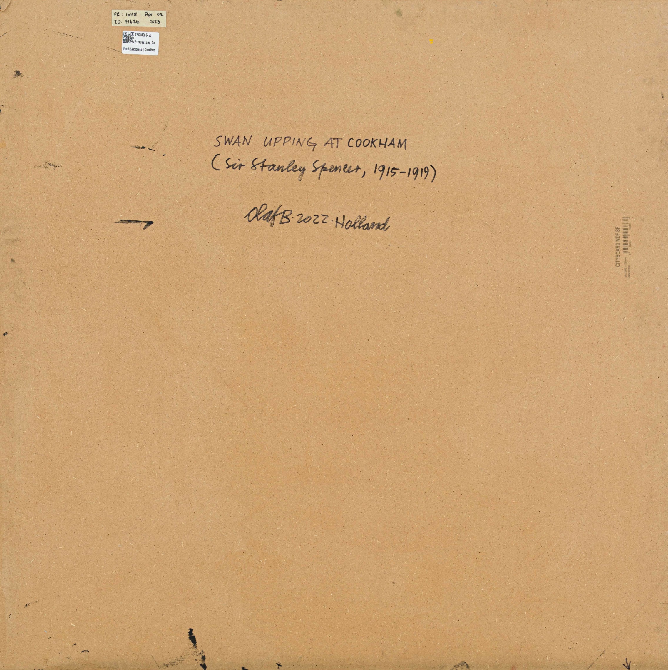 Swan Upping at Cookham (Sir Stanley Spencer, 1915–1919) by Olaf ...