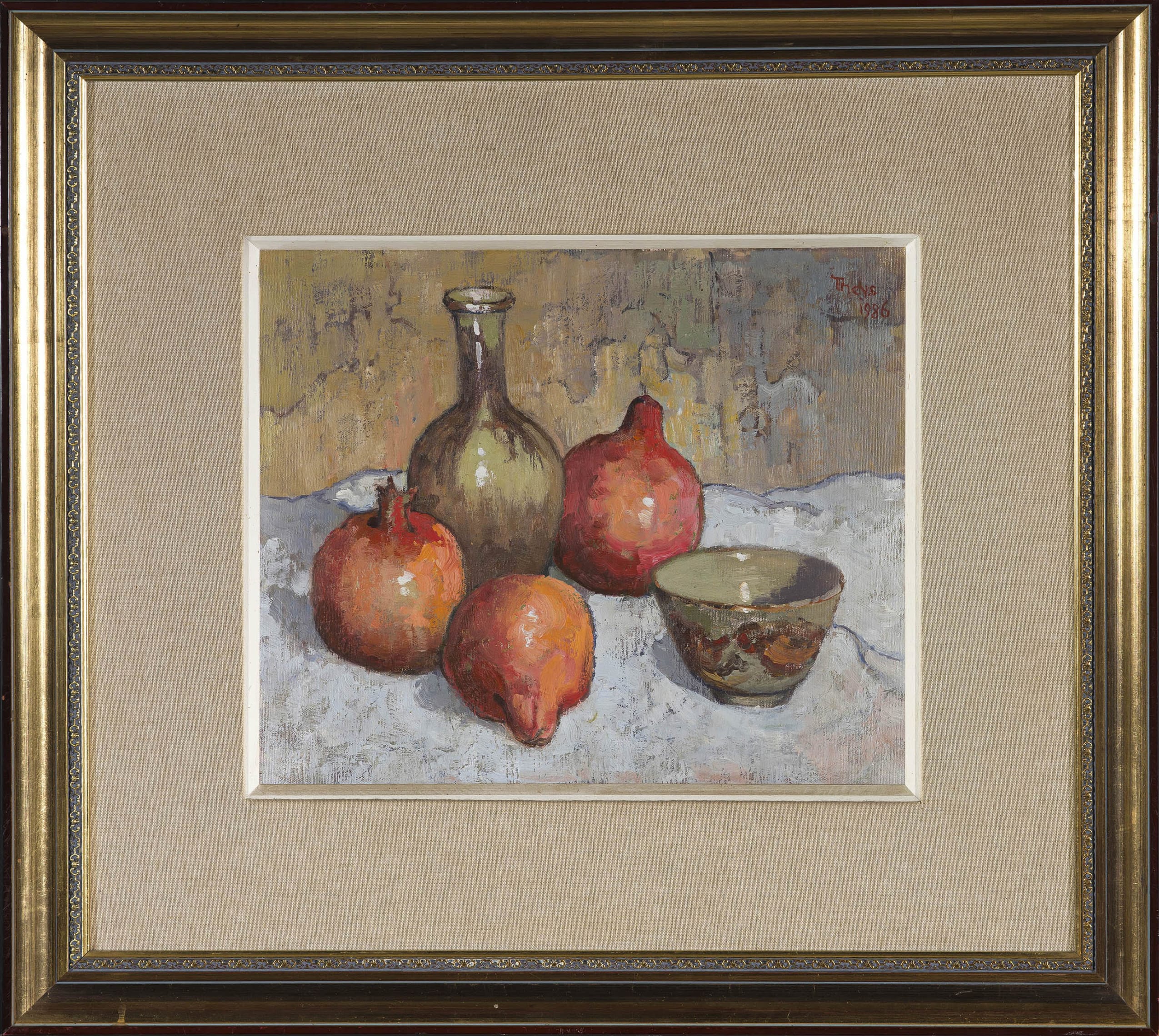 Granate en Keramiek (Pomegranates and Ceramics) by Conrad Theys ...